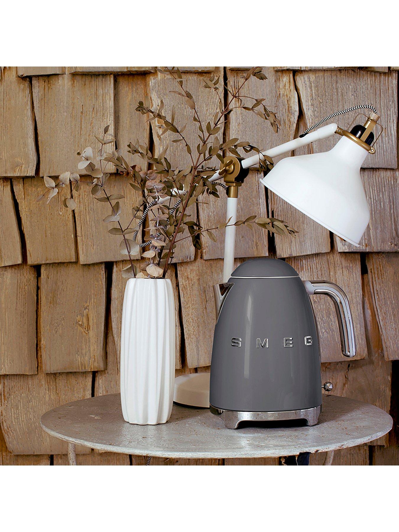 Smeg KLF03 Retro Style Jug Kettle, 300W, 1.7L - Slate Grey | Littlewoods
