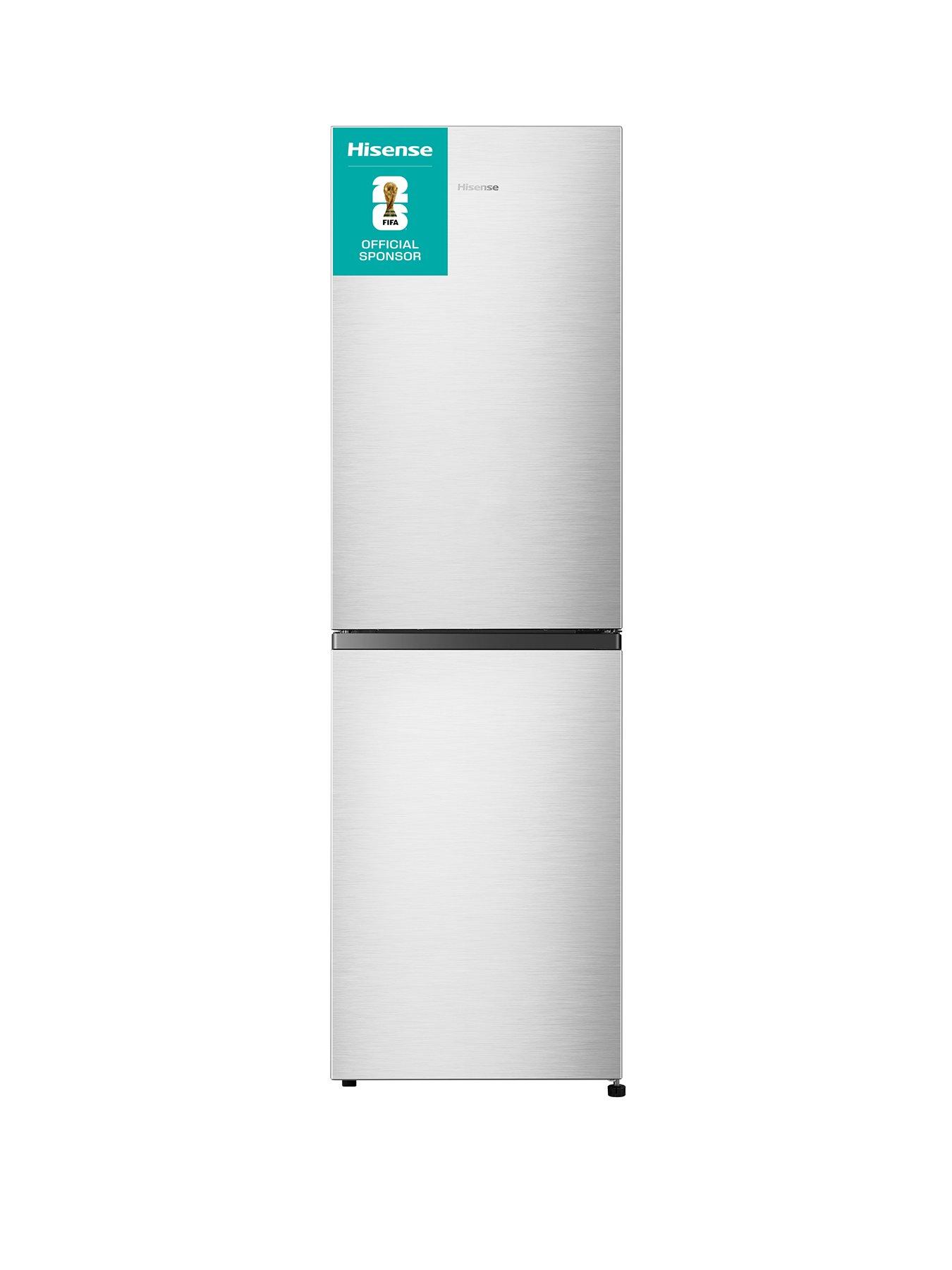 Hisense RB327N4BCE 55cm Wide Total No Frost Freestanding Fridge Freezer ...
