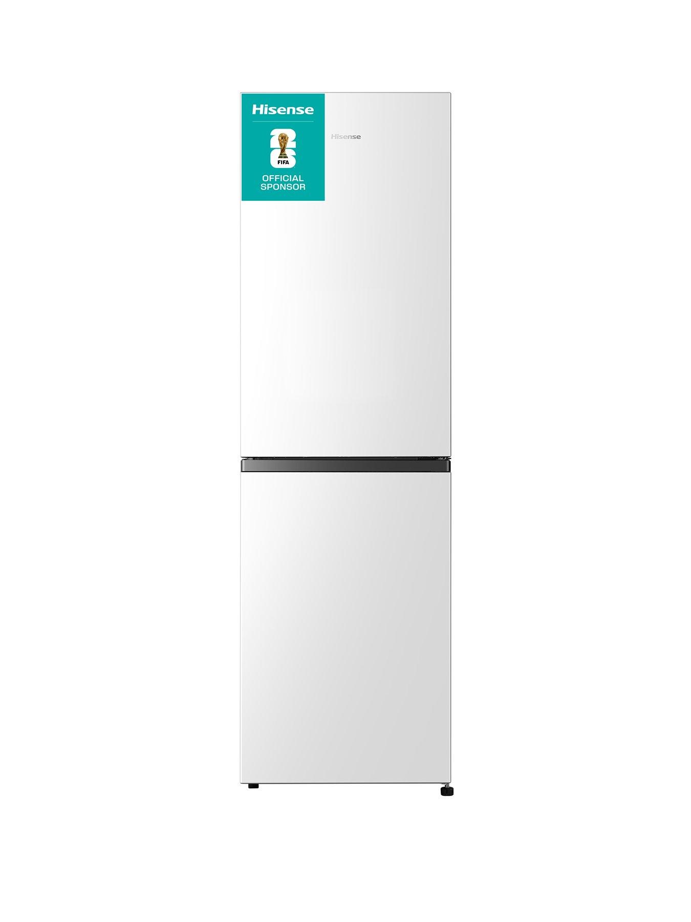 Hisense RB327N4BWE 55cm Wide Total No Frost Freestanding Fridge Freezer ...