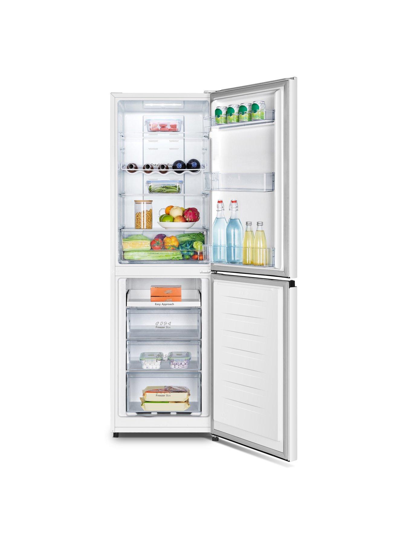 Hisense RB327N4BWE 55cm Wide Total No Frost Freestanding Fridge Freezer ...