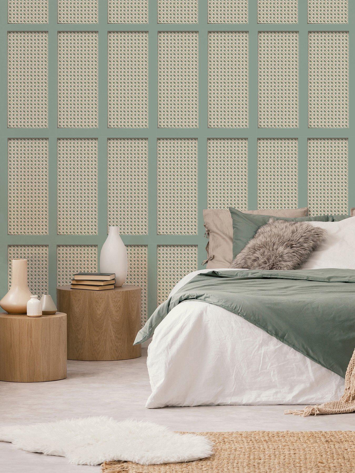 Fine Décor Cane Panel Sidewall Wallpaper | Littlewoods