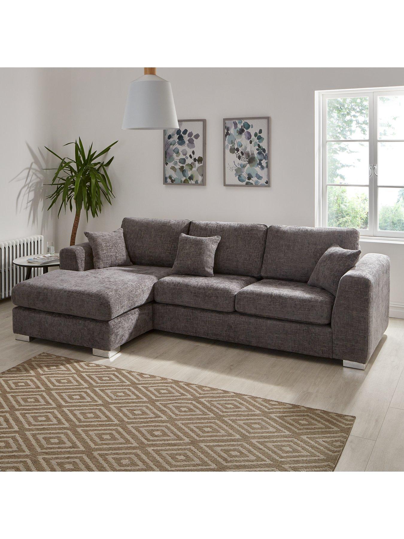 Very corner sofa grey store