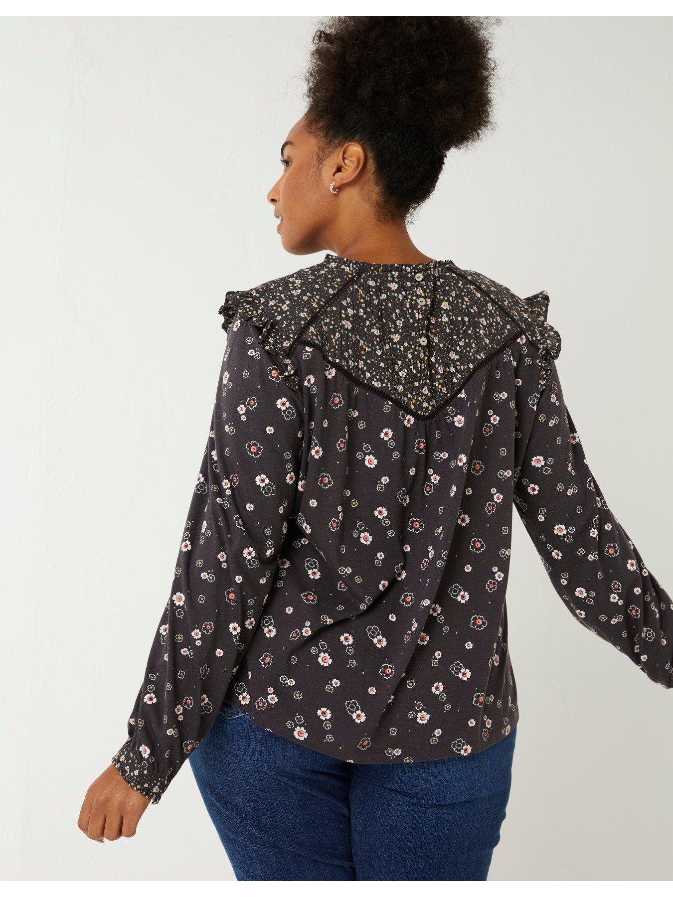 FatFace Ruby Daisy Pop Top - Floral Print | littlewoods.com