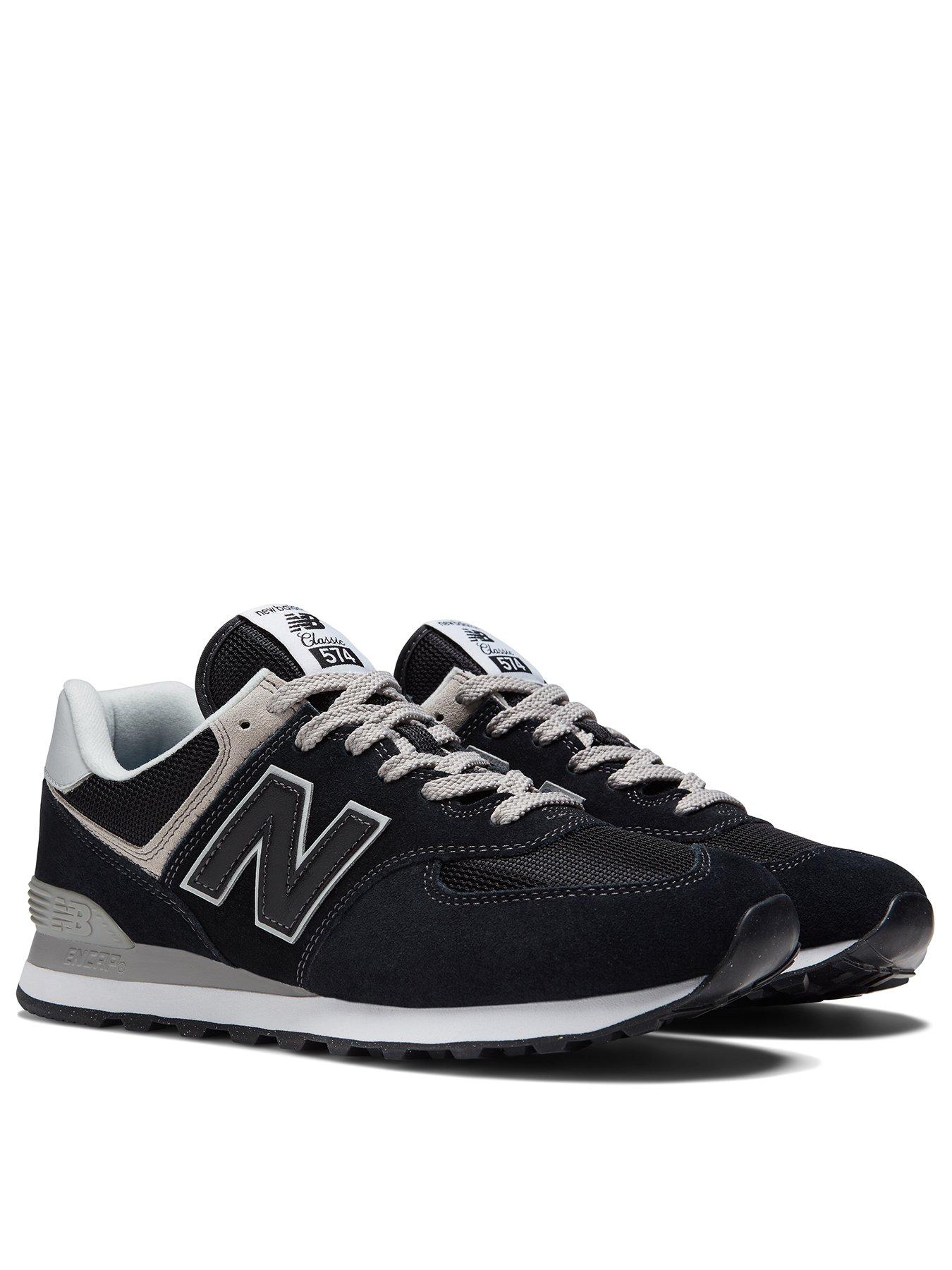 Mens 574 Trainers Black