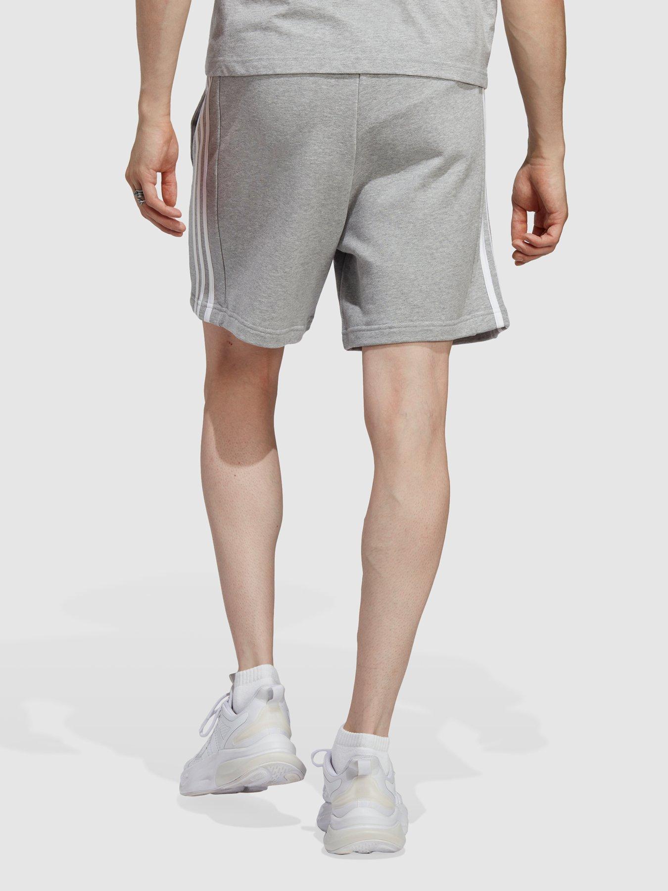 adidas Sportswear Mens Essentials Shorts - Grey | littlewoods.com