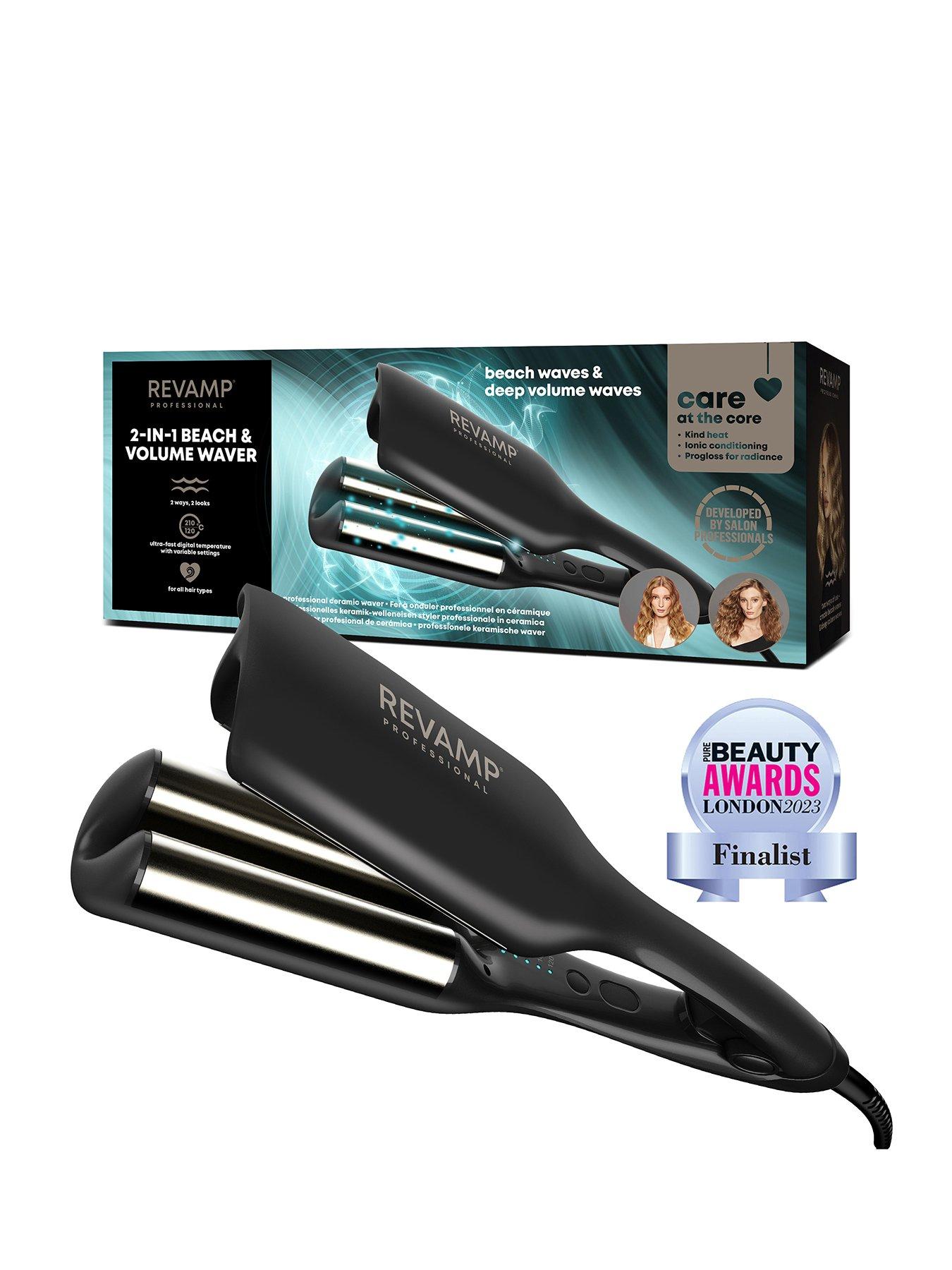 Revamp 2-in-1 Beach & Volume Professional Ceramic Waver | Littlewoods