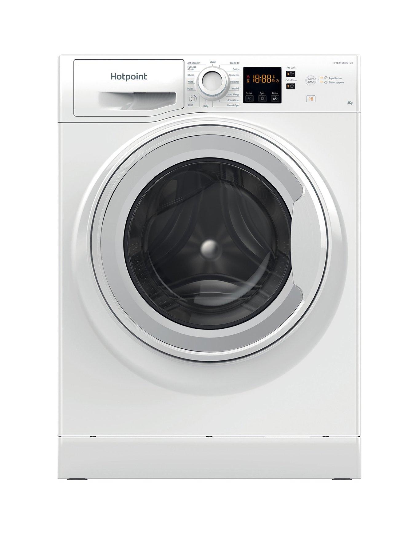 Hotpoint NSWM864CWUKN 8kg Load, 1600rpm Spin Washing Machine - White ...