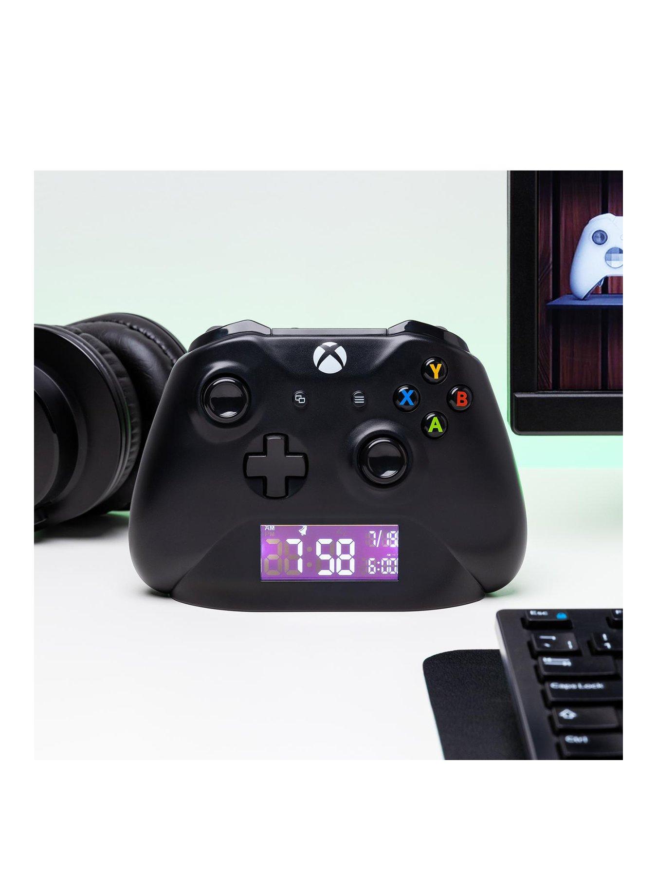 Xbox Black Alarm Clock | Littlewoods