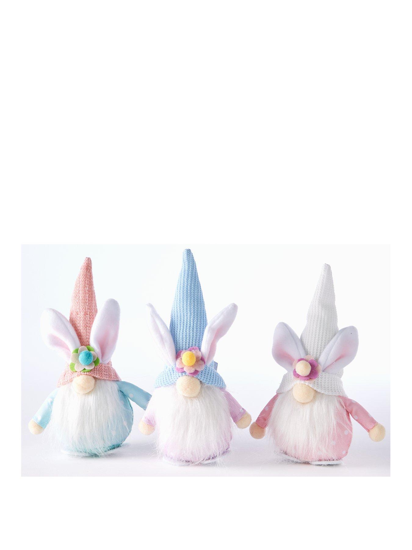 Very Home Set of 3 Spring Gonks with Rabbit Ears | littlewoods.com