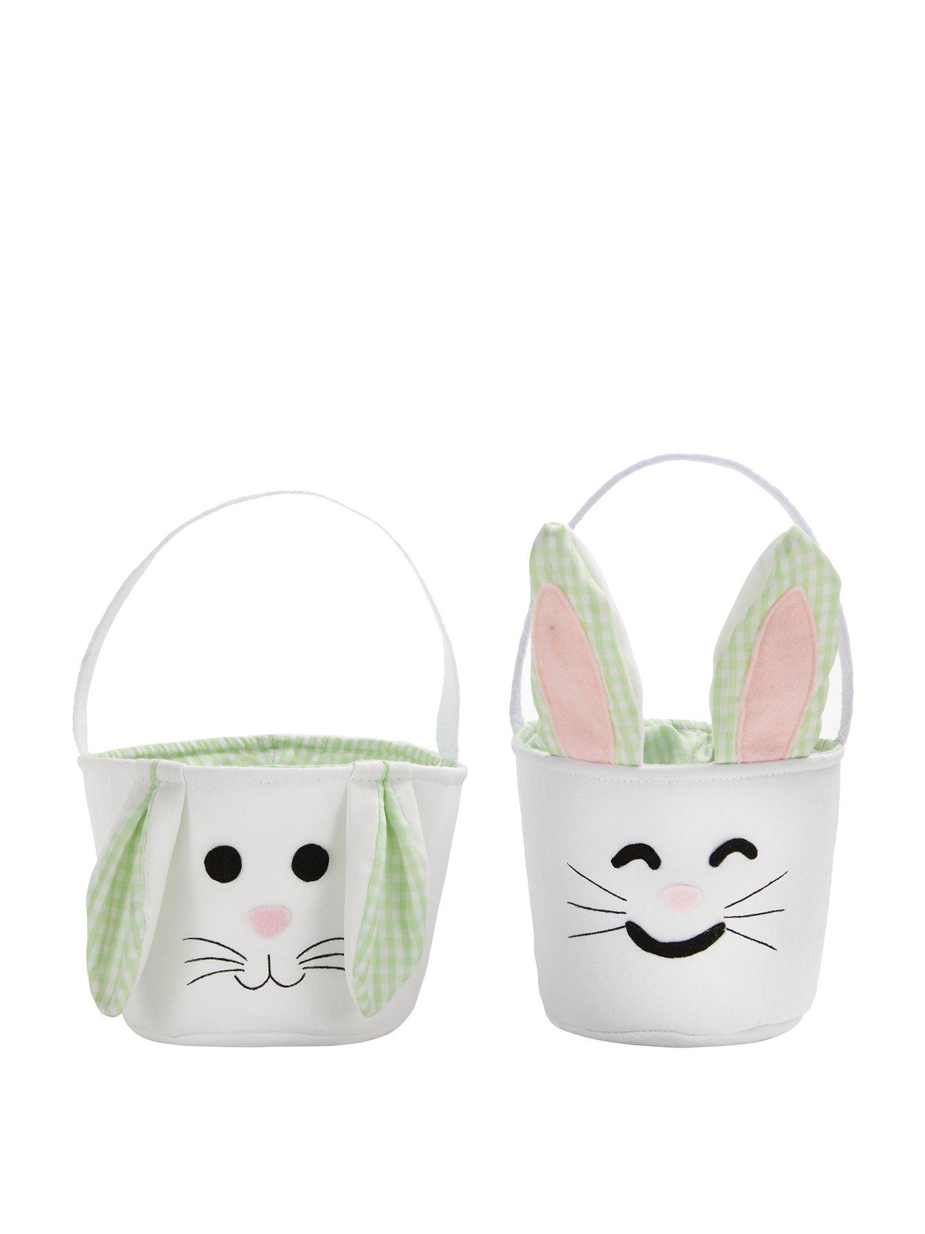 Very Home Set of 2 Spring/Easter Bunny Baskets | littlewoods.com