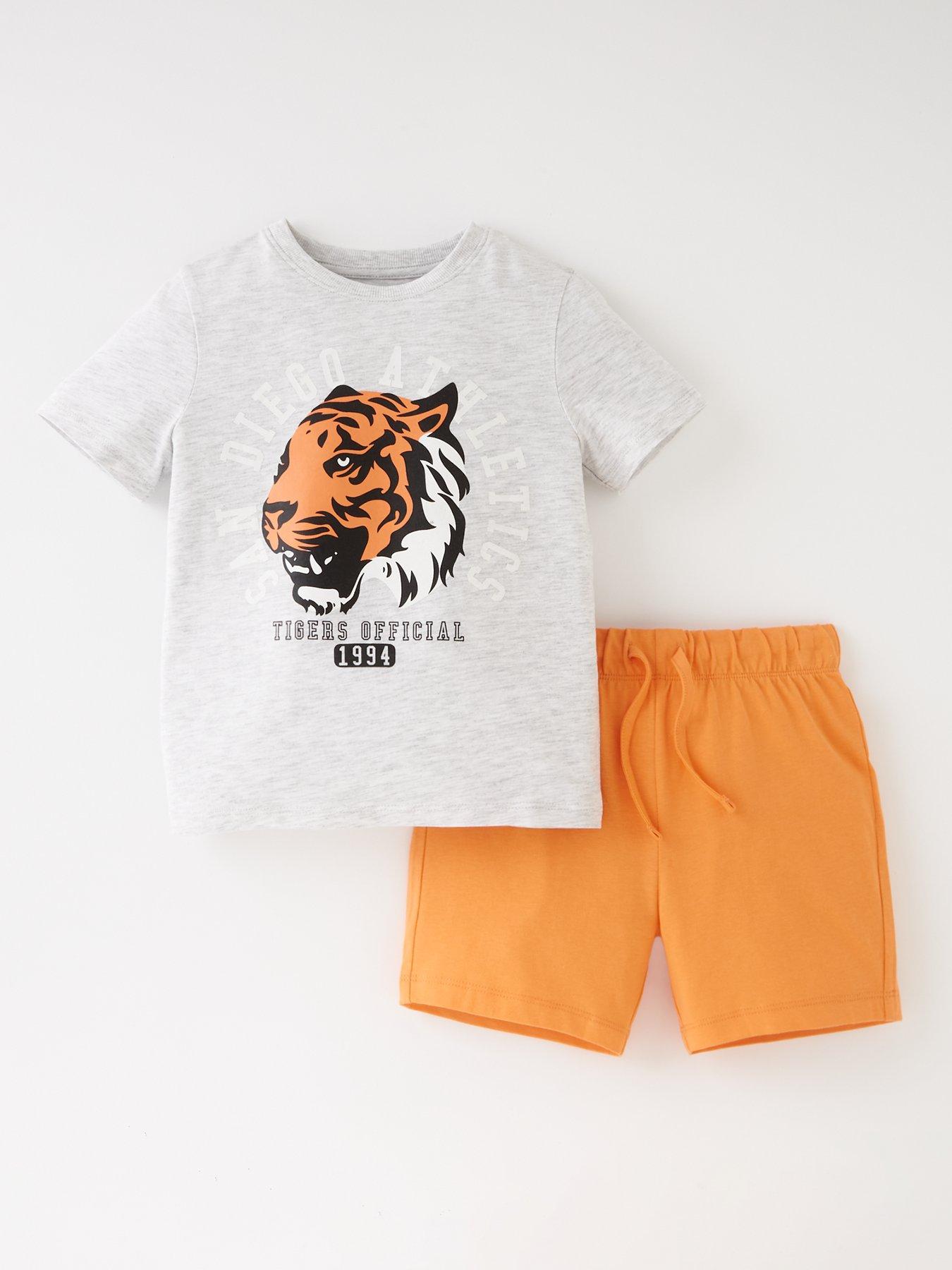 Everyday Boys Tiger Official T-shirt And Short Set | littlewoods.com