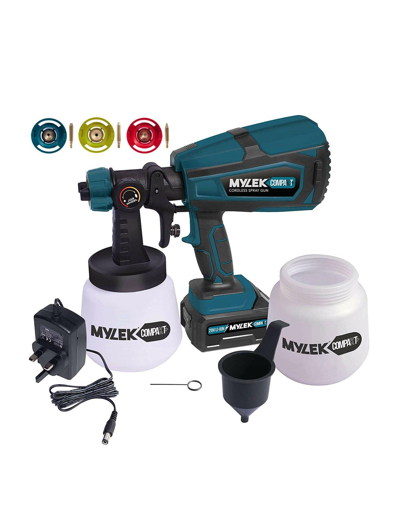 Mylek Compakt Cordless Paint Sprayer Kit 20V | littlewoods.com