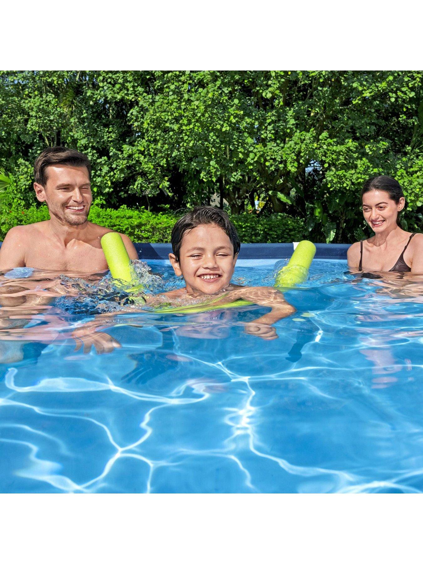 Bestway Steel Pro Rectangular 9ft, 10-inch x 6ft 7-inch Swimming Pool ...