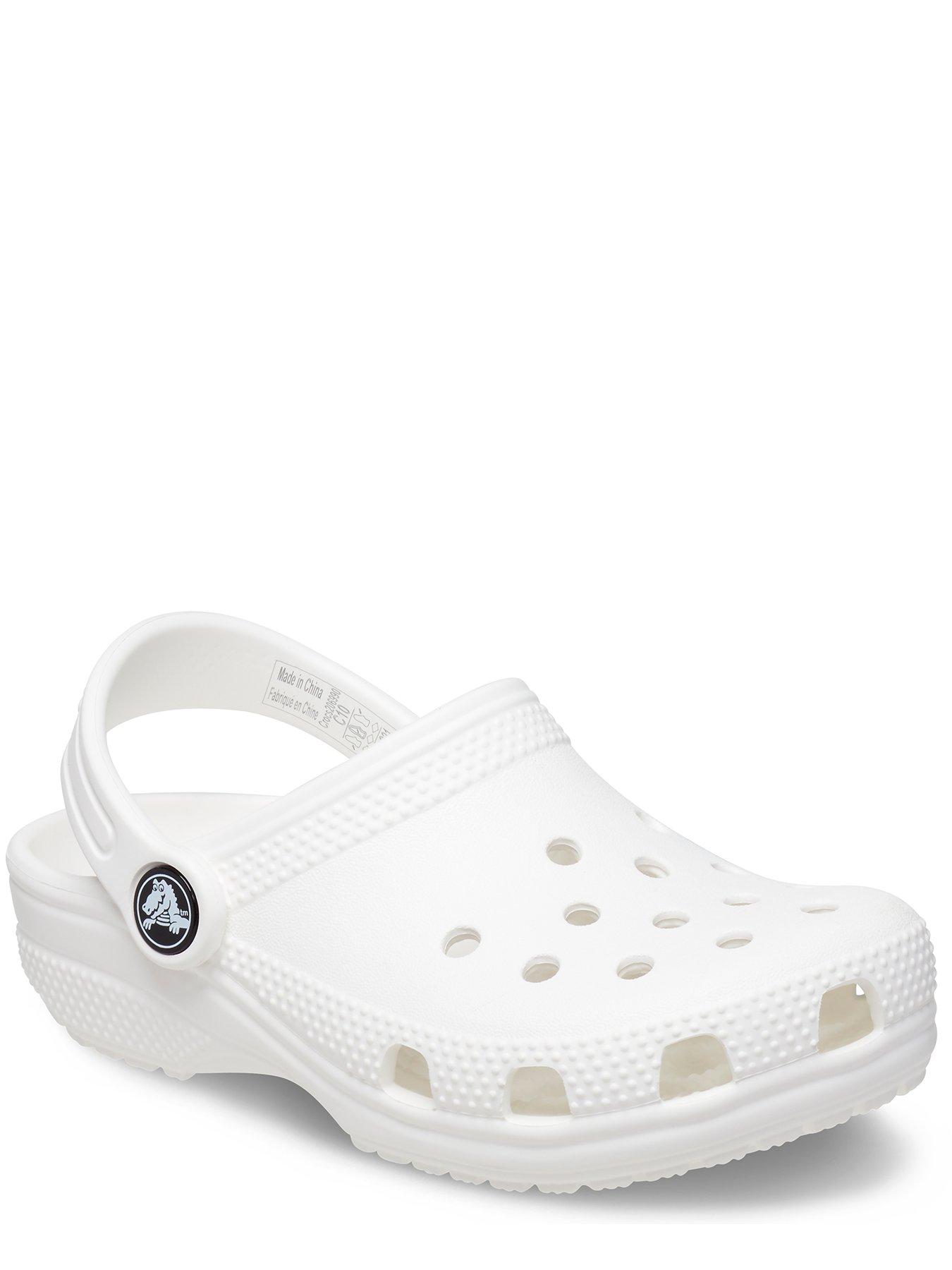 Crocs Kids Classic Clog - White | Littlewoods
