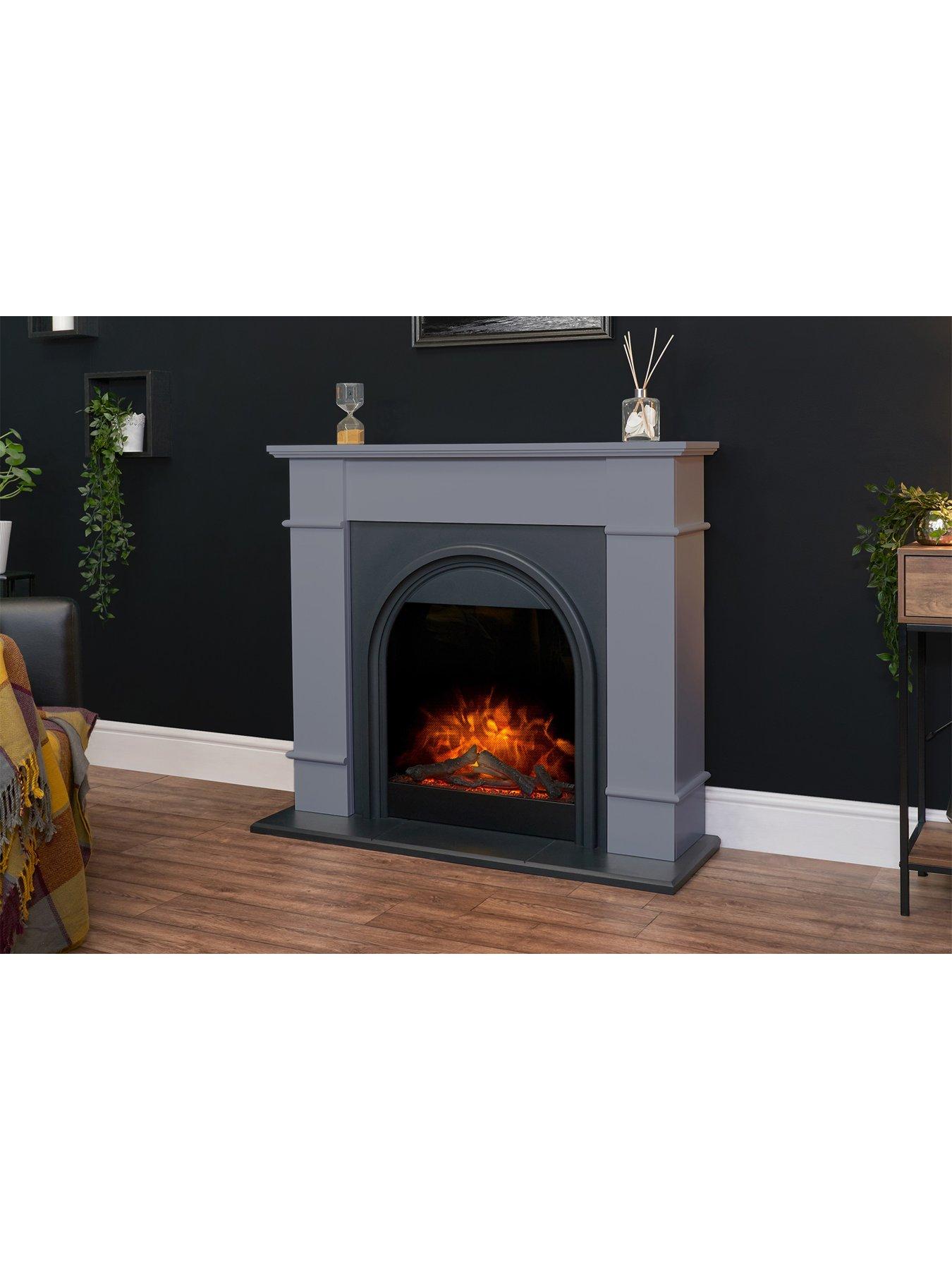 Adam Fires & Fireplaces Adam Chesterfield Electric Fireplace Suite in ...