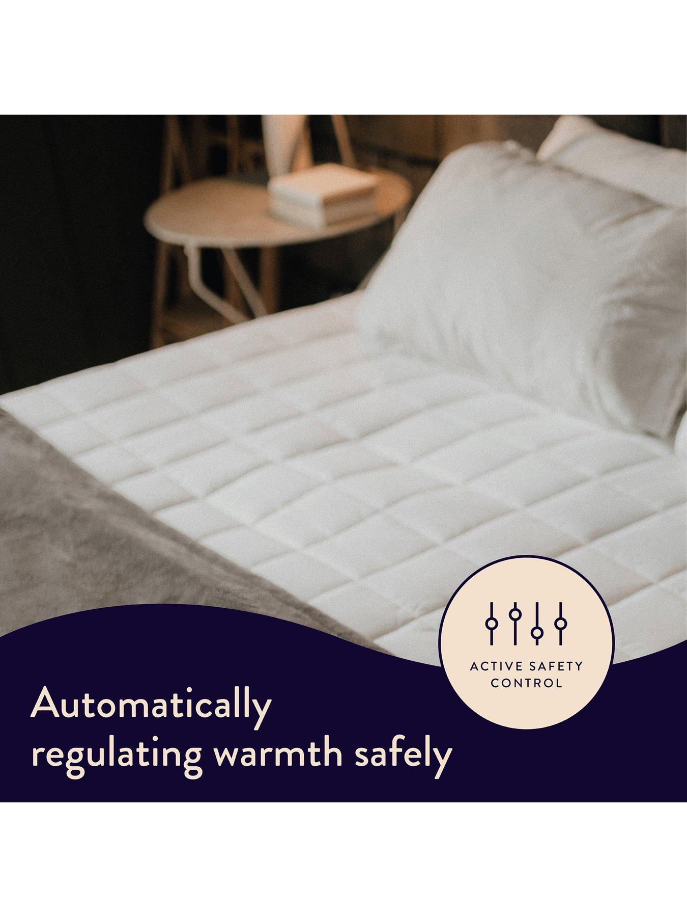 Dreamland Snowed In Cotton Electric Mattress Protector | Littlewoods