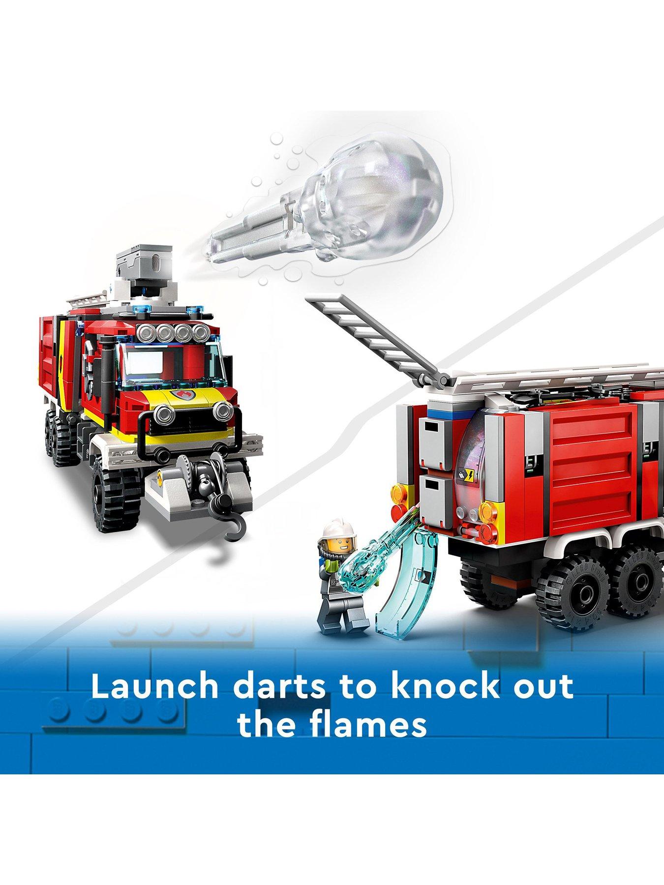 LEGO City Fire Command Unit Truck Toy 60374 | Littlewoods