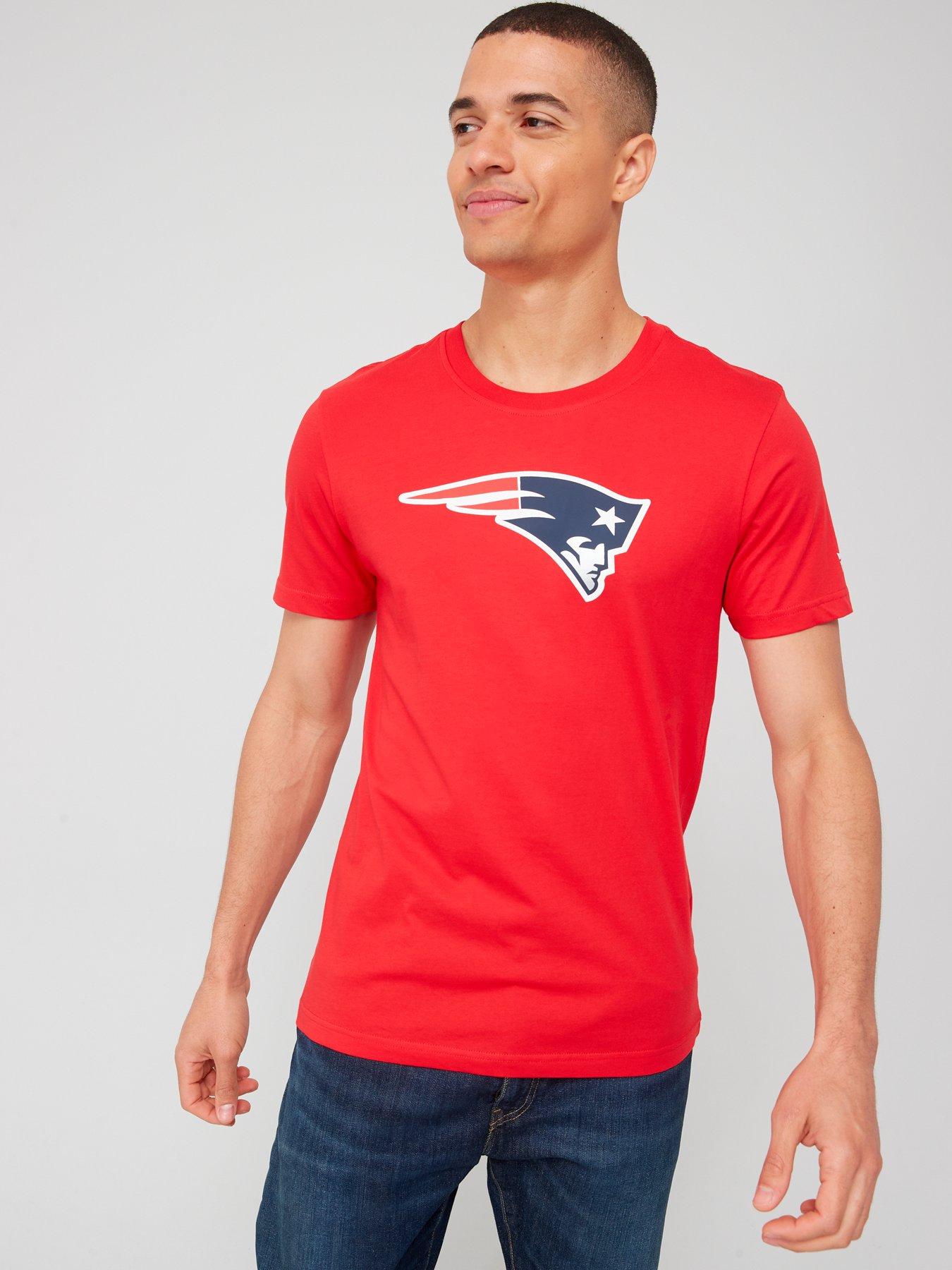 Fanatics New England Patriots Short Sleeve Crew Tee - Red | littlewoods.com