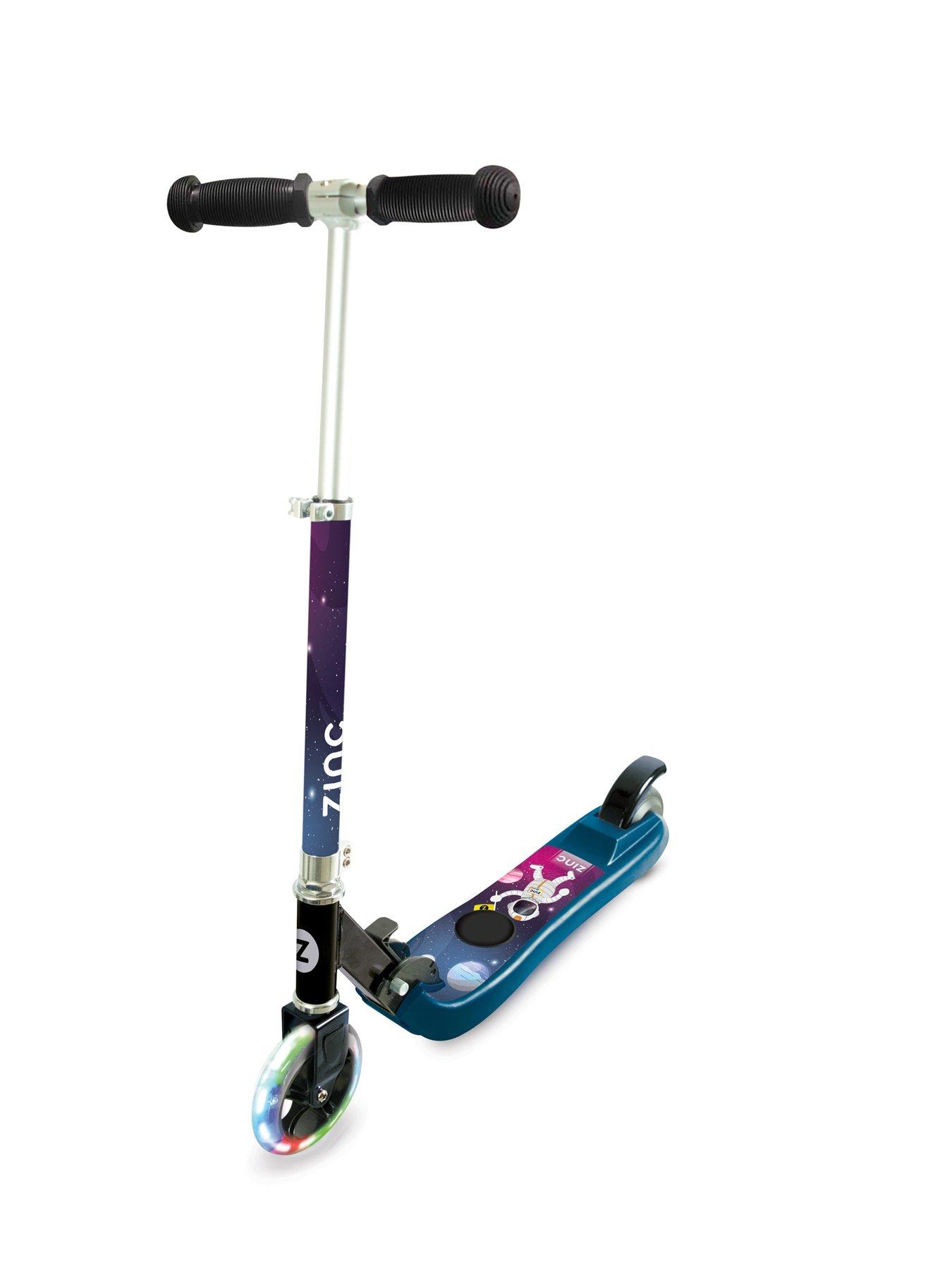 Zinc Folding Electric E4 Scooter - Spaceman | littlewoods.com