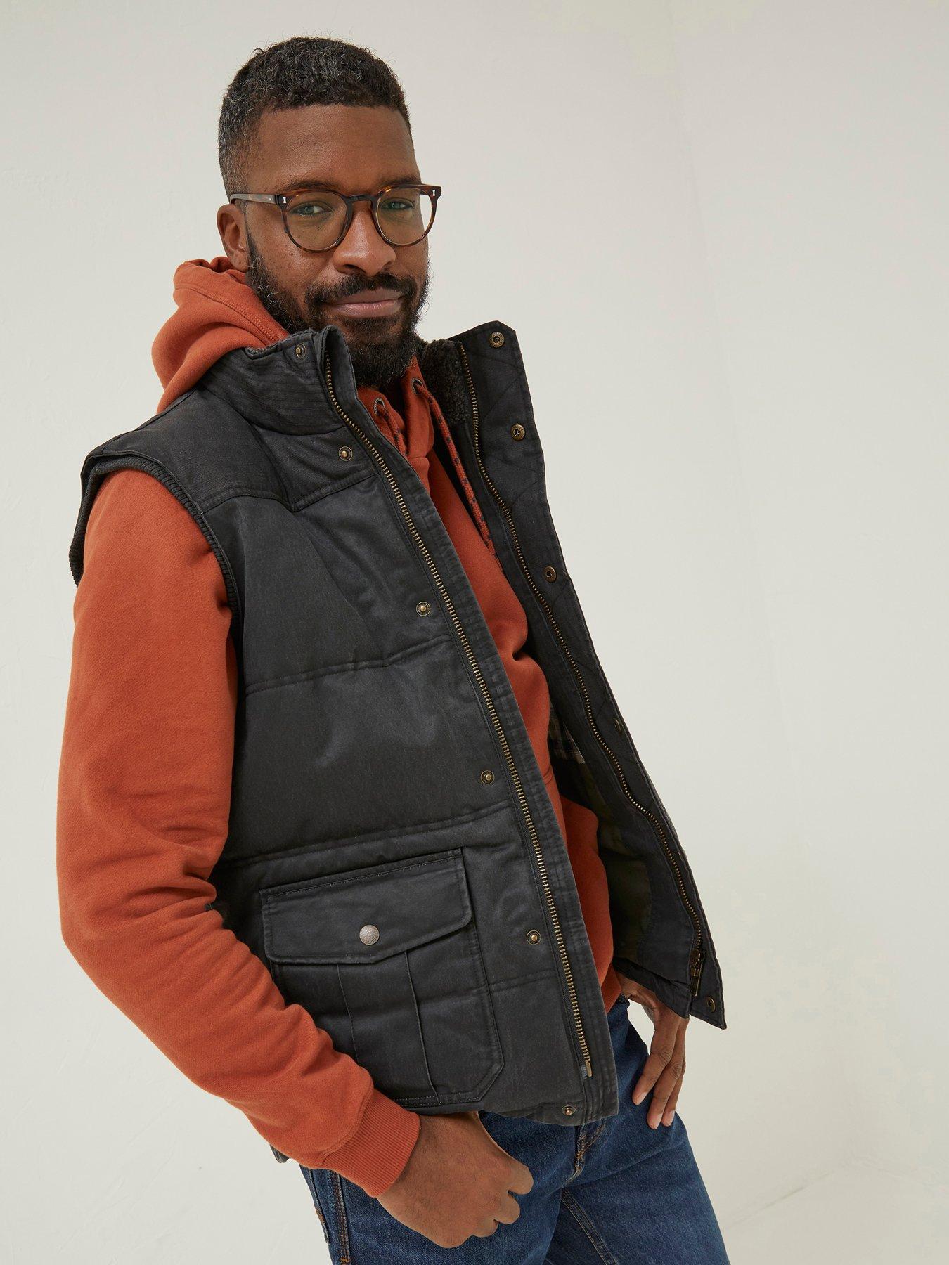 Fatface Fat Face Paignton Gilet Grey