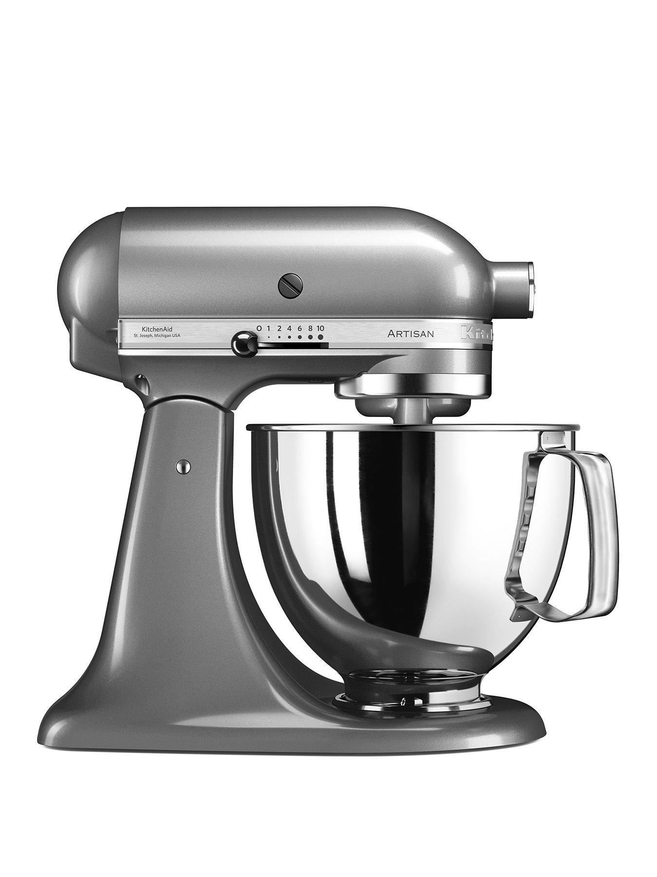 KitchenAid Contour Silver 125 Stand Mixer | Littlewoods