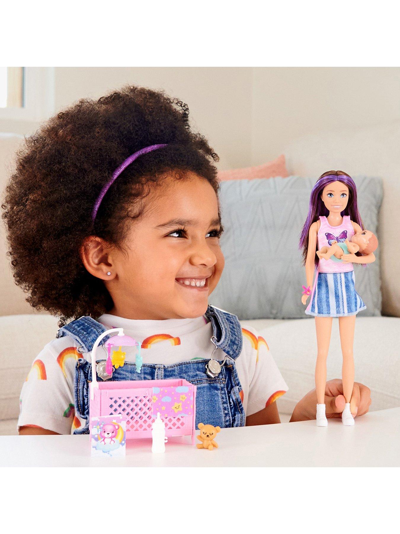 Barbie Skipper Babysitters Inc. Sleepy Baby Doll Playset | littlewoods.com