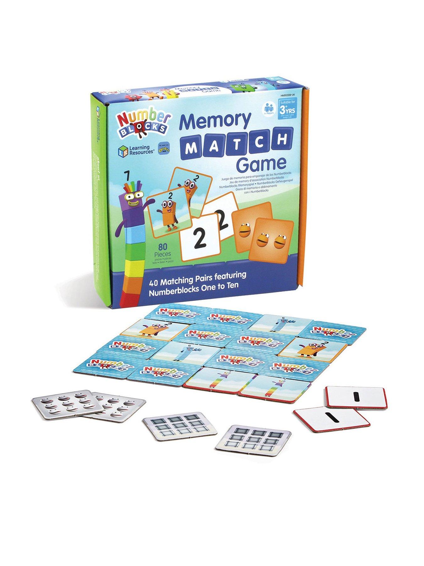 Numberblocks Memory Match Game | Littlewoods