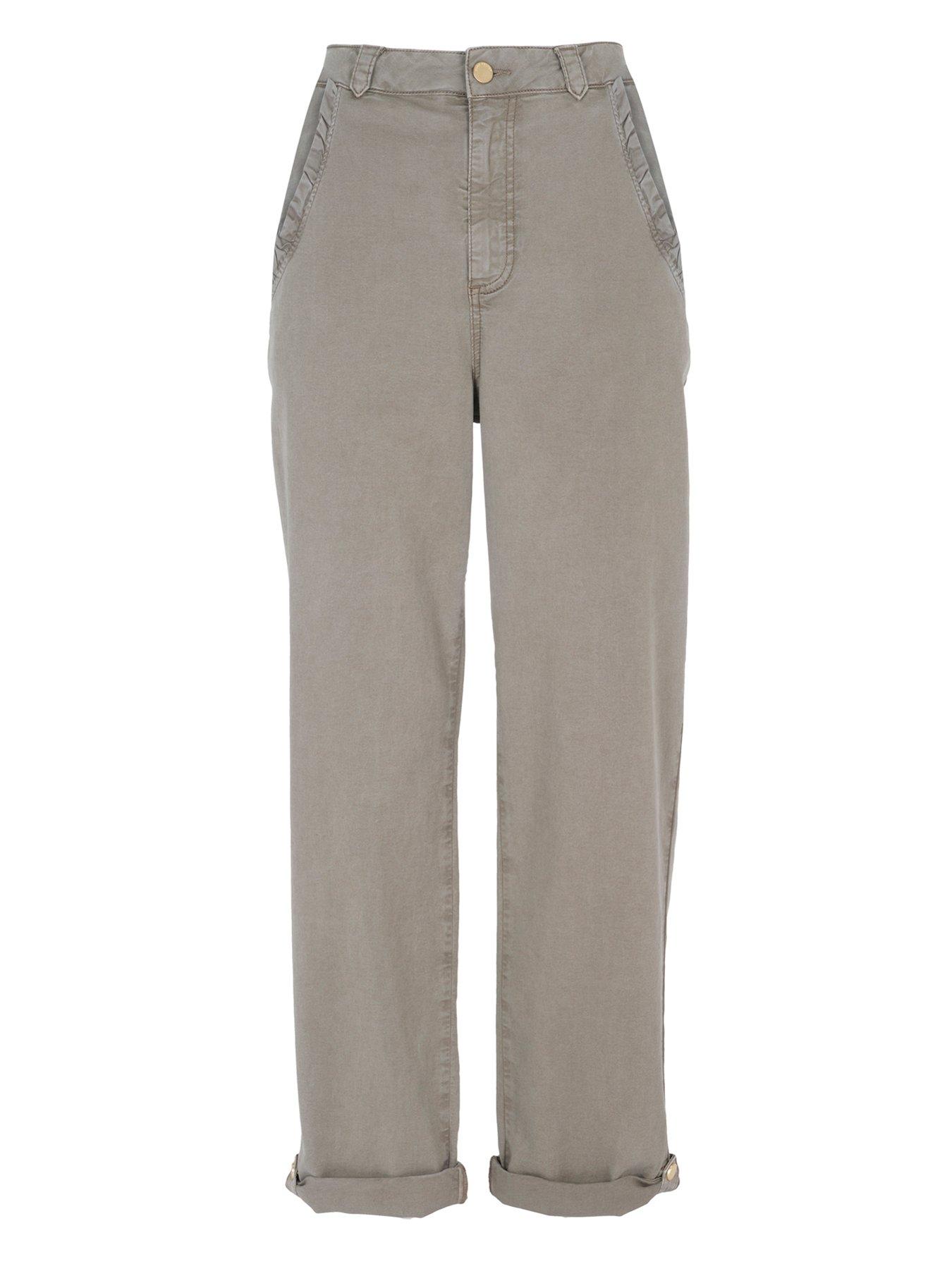 Mint Velvet Ruffle Pocket Chino | littlewoods.com
