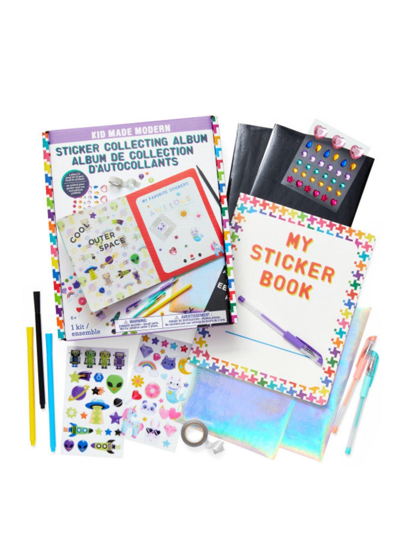 Kid Made Modern Sticker Collecting Book | littlewoods.com
