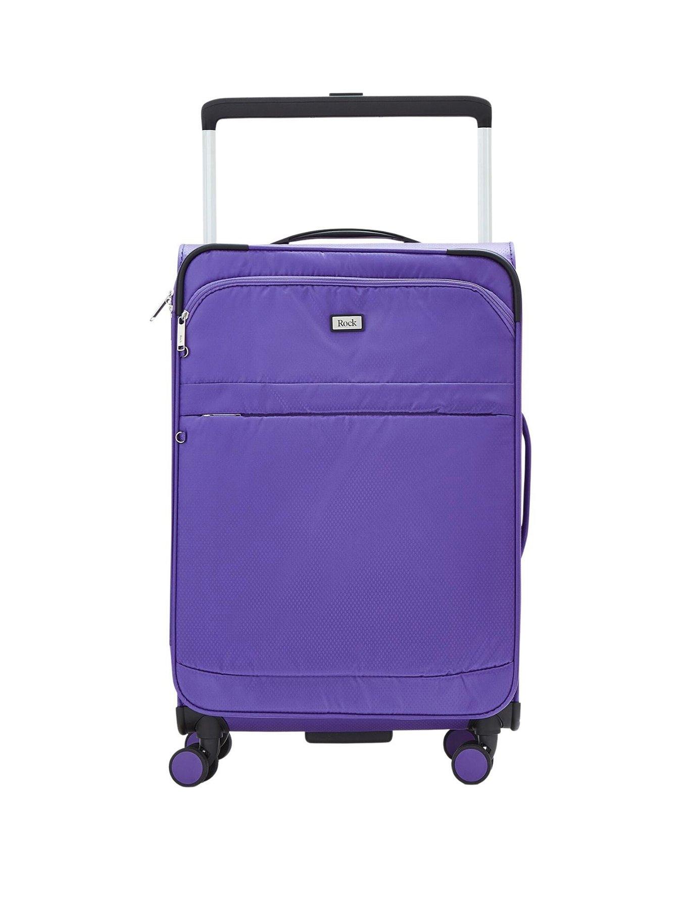 Rock Luggage Rocklite 8 Wheel Soft Unique Lightweight Medium Suitcase ...