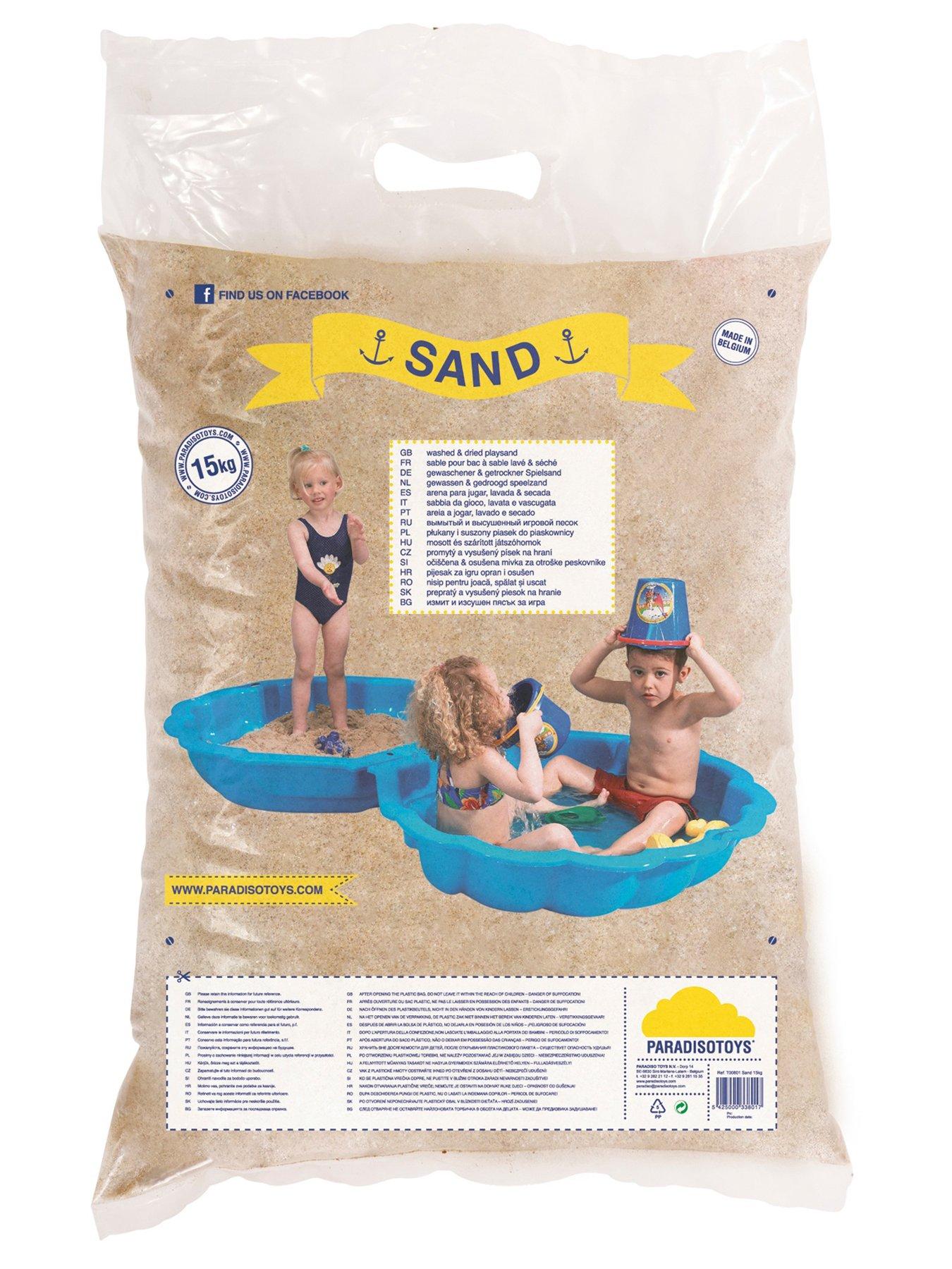 Play Sand - 15 KG (in Fully Colour Polybag with Handle) | Littlewoods