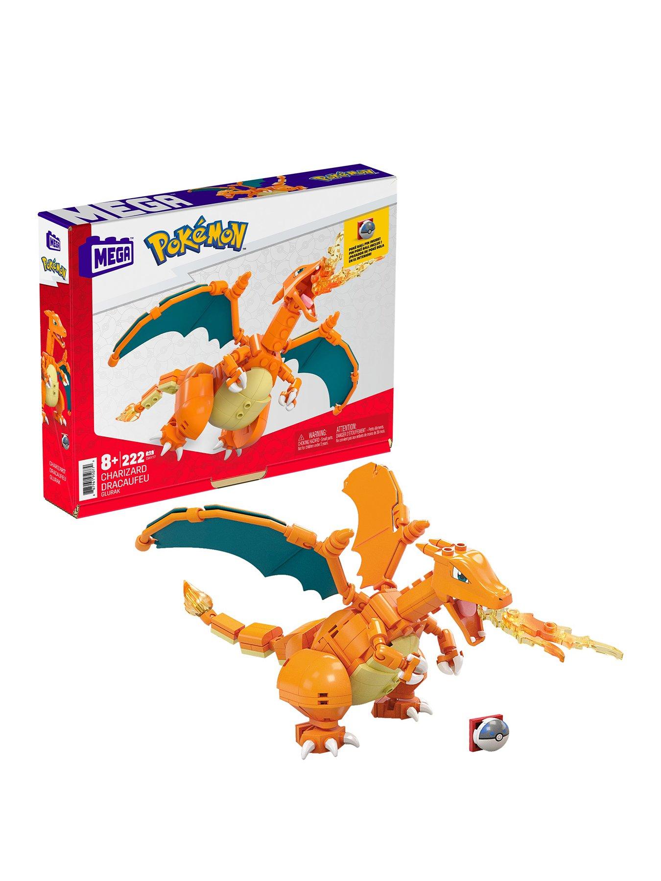 MEGA Pokémon Action Figure Charizard Building Set | littlewoods.com
