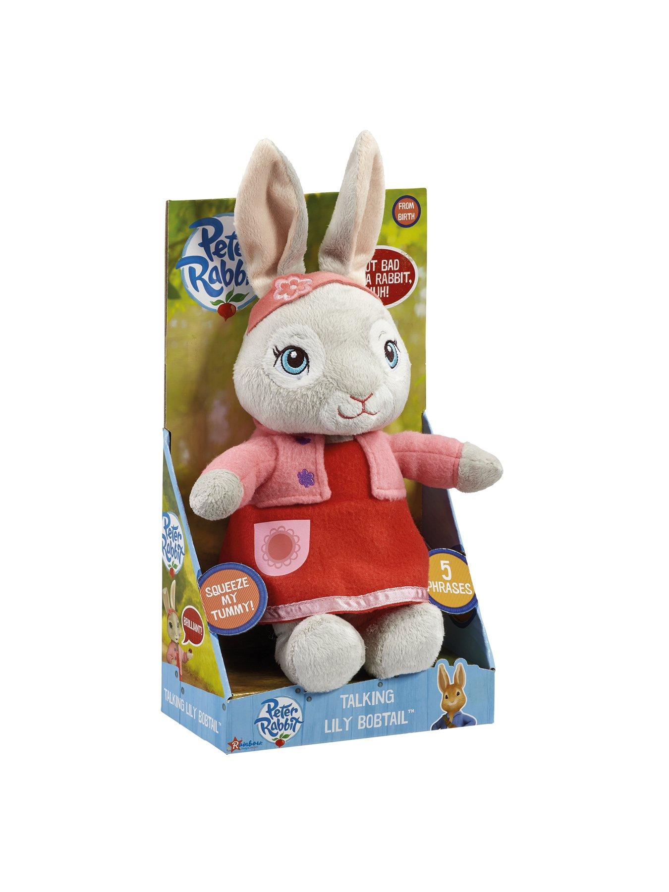 Peter Rabbit Lily Bobtail Talking Soft Toy | littlewoods.com