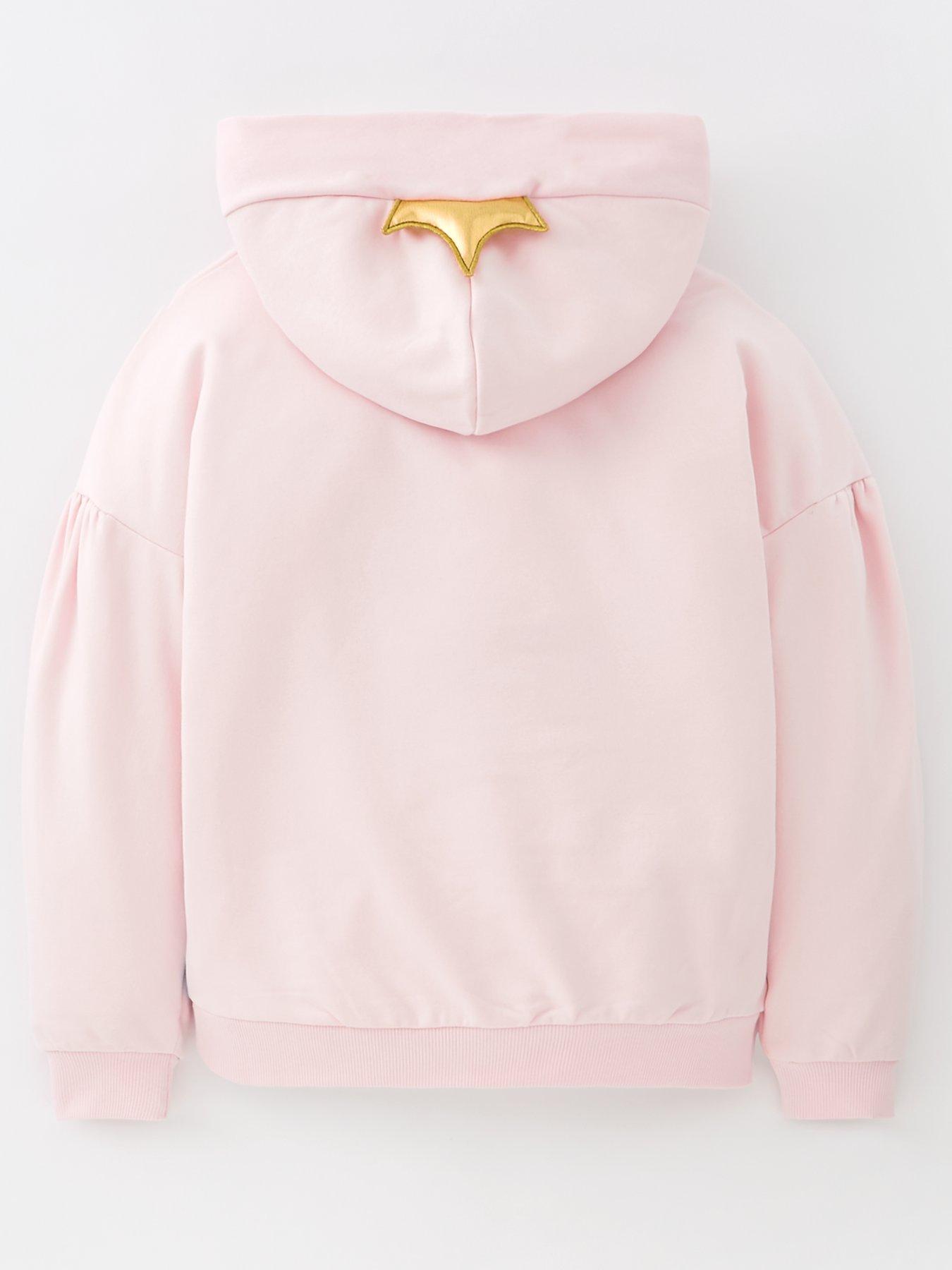 Disney Princess Kids Disney Princess Puff Sleeve Hood Detail Hoodie ...