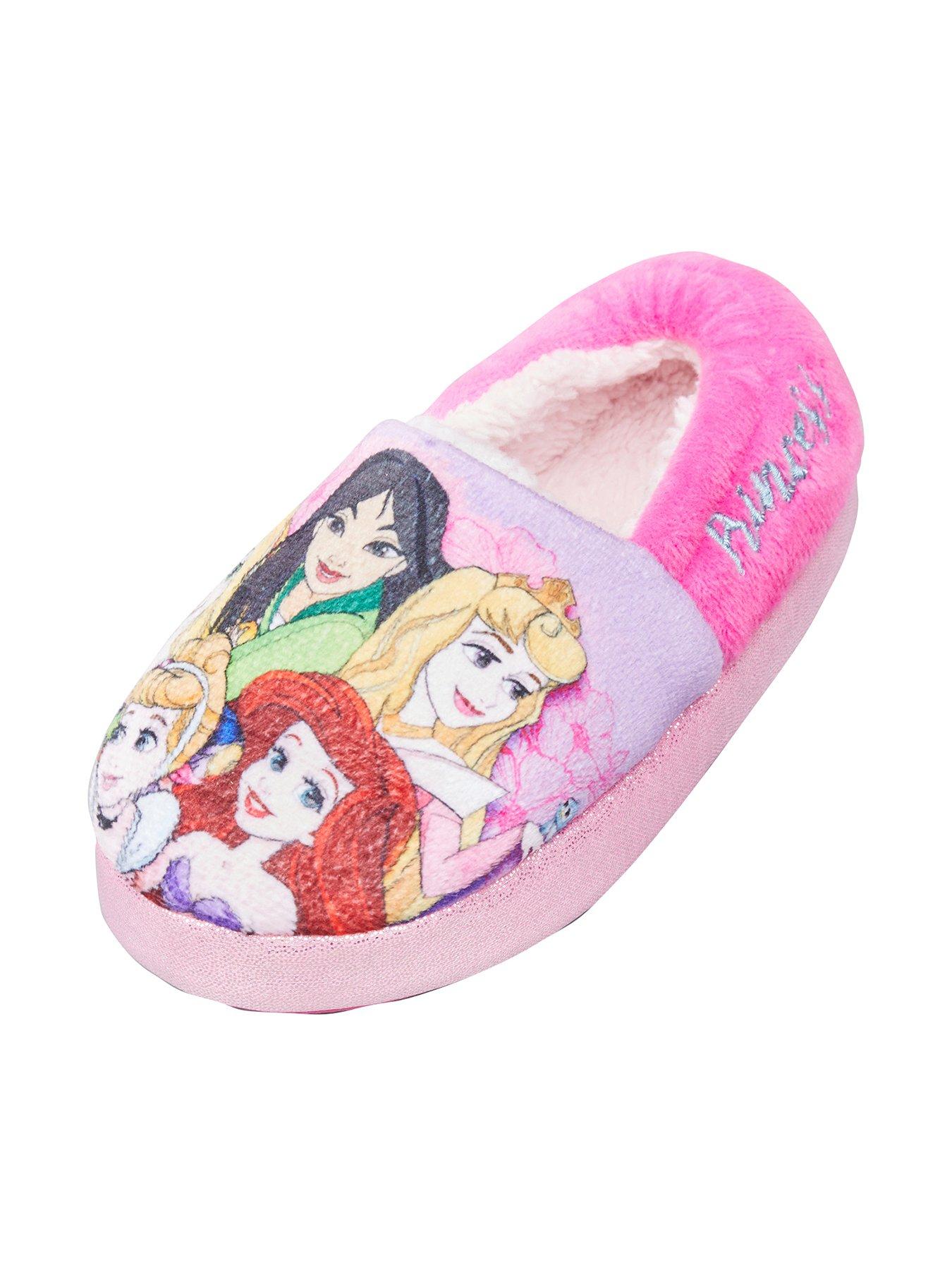 Disney Princess Close Back Slipper - Pink | littlewoods.com