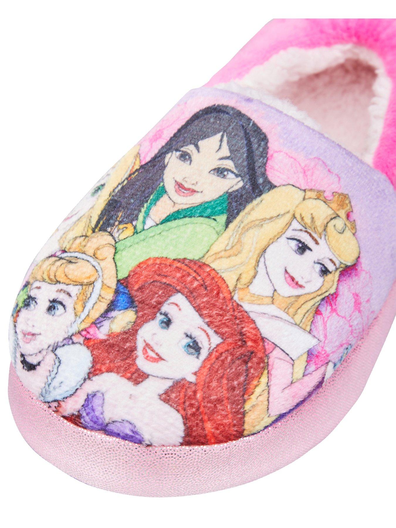 Disney Princess Close Back Slipper - Pink | littlewoods.com