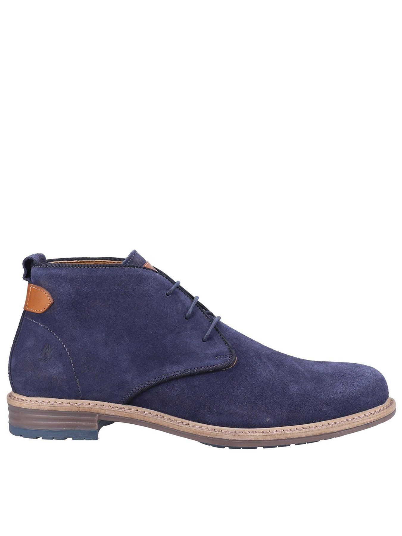 Hush Puppies Jonas Suede Chukka Boot - Navy | littlewoods.com