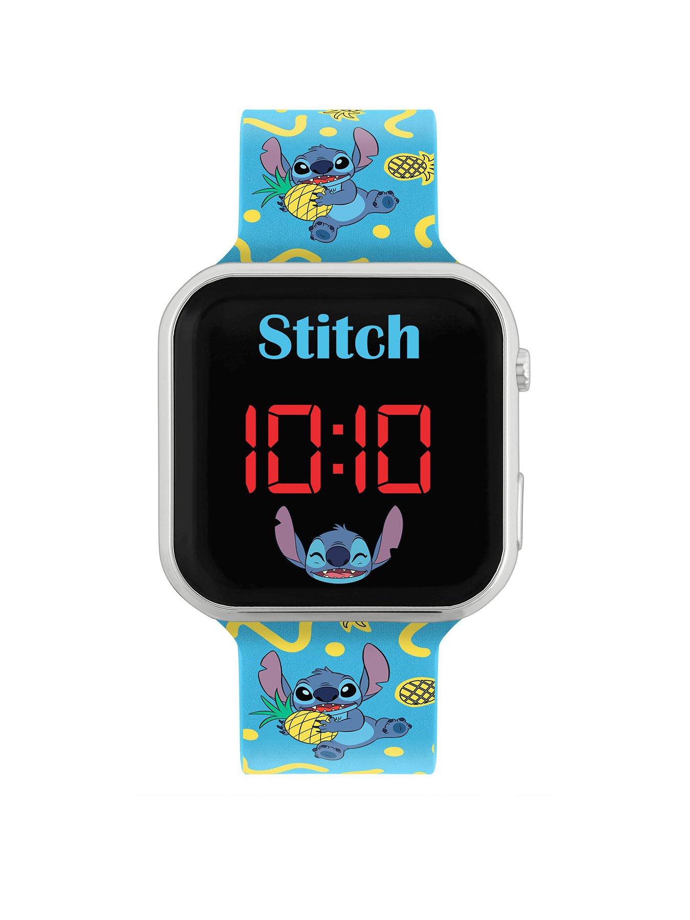 Disney Lilo and Stitch Character Print Strap LED Watch | Littlewoods