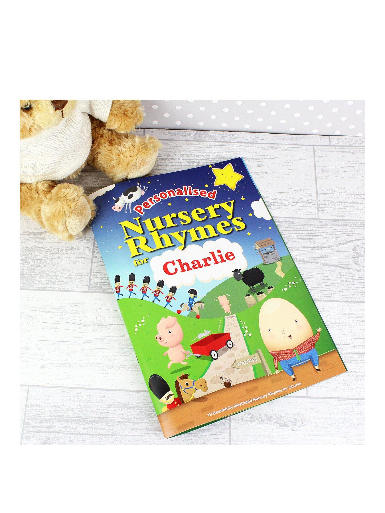 The Personalised Memento Company Personalised Nursery Rhyme Book ...