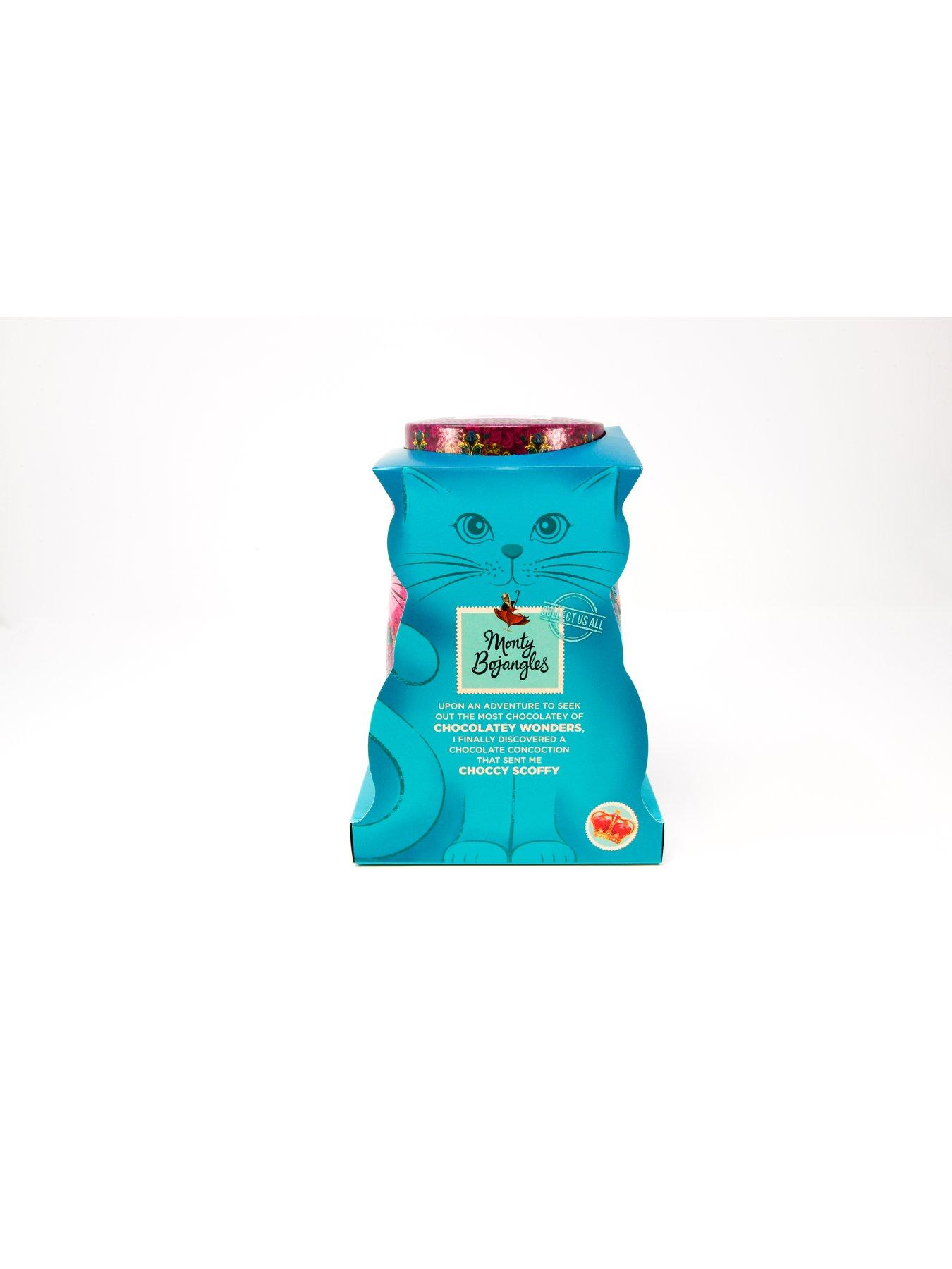 Monty Bojangles Choccy Scoffy Persian Pink Cat Tin Cocoa Dusted ...