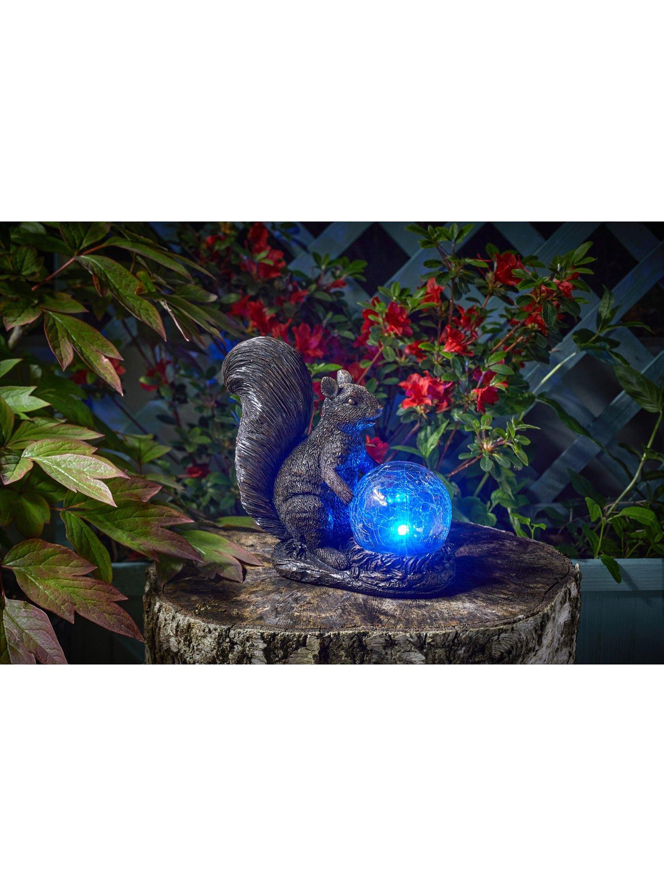 Smart Solar Squirrel Sphere Solar Light | littlewoods.com
