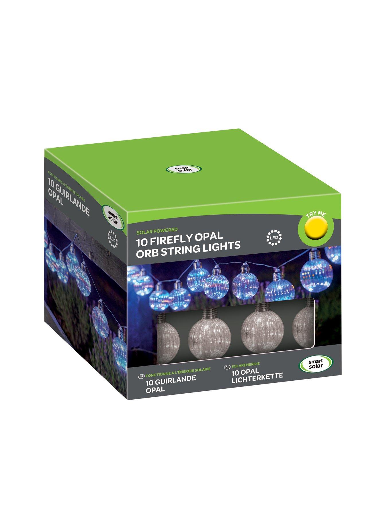 Smart Solar Firefly Opal Orb Solar String Lights | Littlewoods