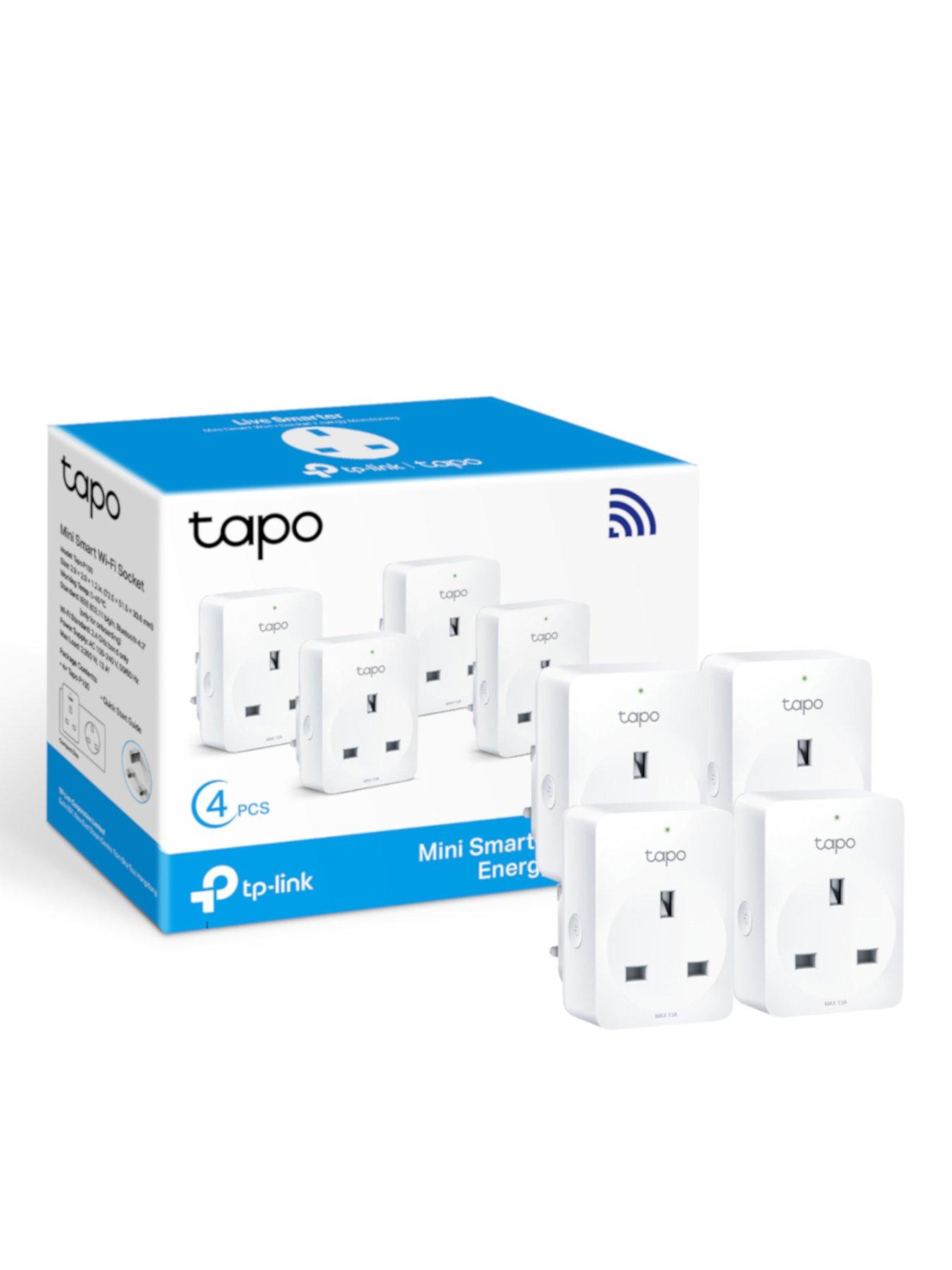 TP Link Tapo P110 Smart Socket with Energy Monitoring (4-Pack ...