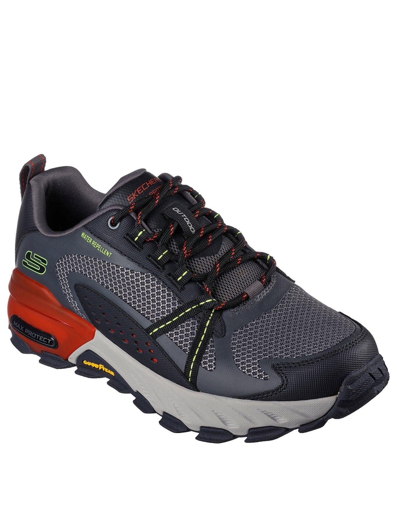 Skechers Outdoor Max Protect Goodyear Trainers - Grey | littlewoods.com