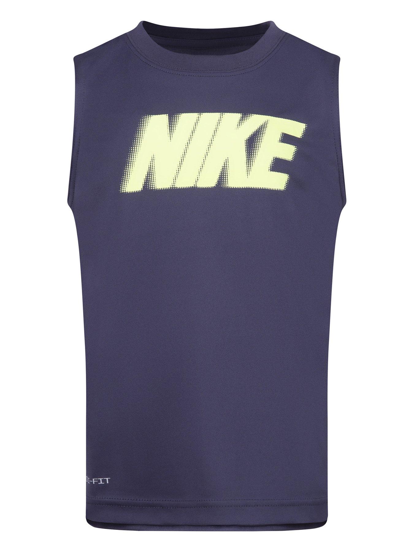 Nike Younger Boys All Day Play Vest - Black | littlewoods.com