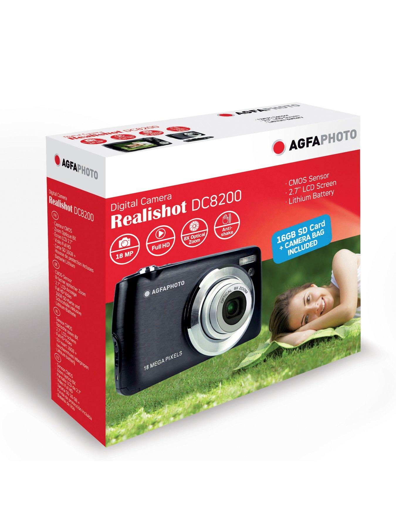 Agfa Photo Realishot DC8200 Compact Digital Camera - Black | Littlewoods