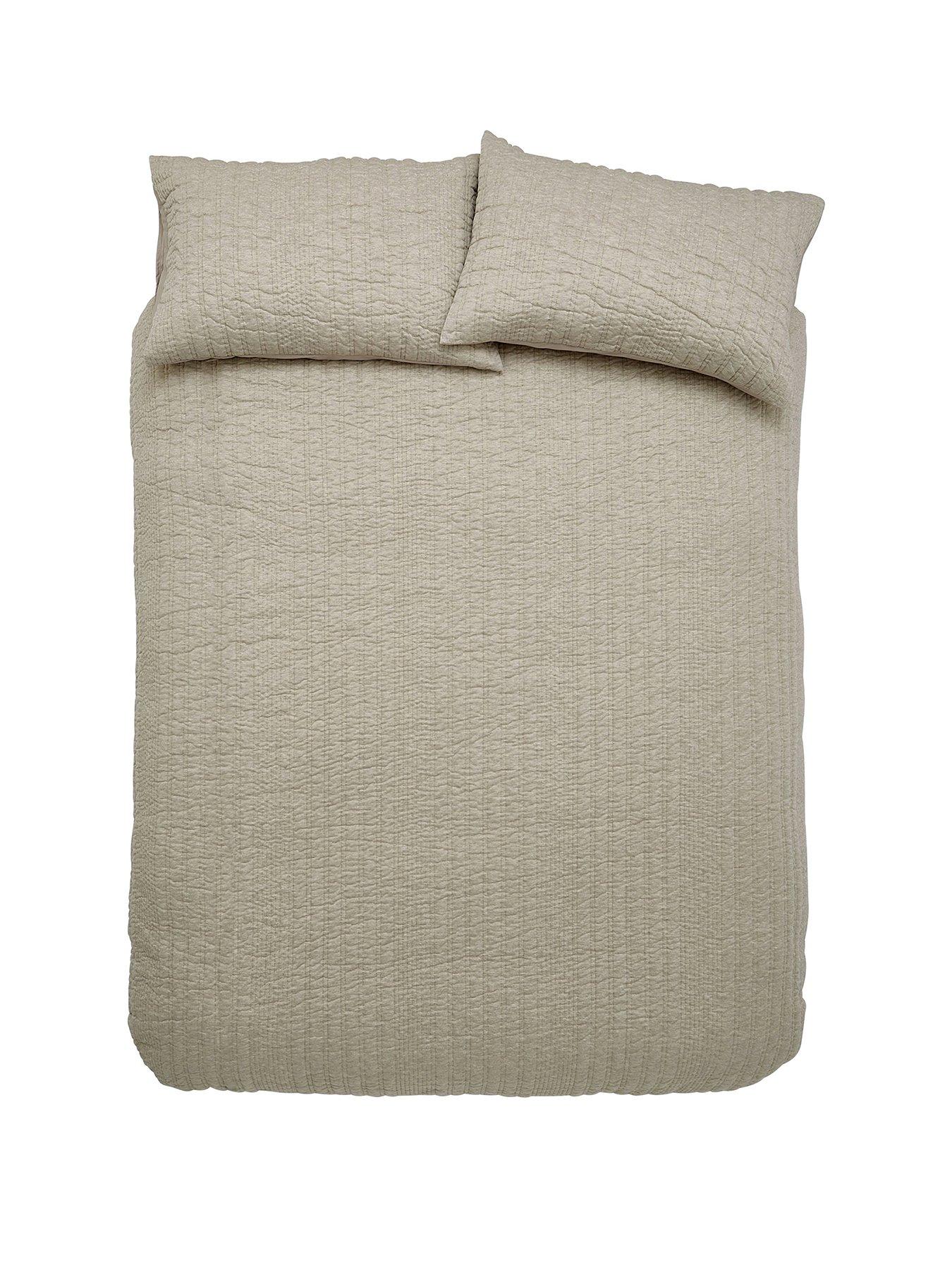 Pineapple Elephant Tamba Jersey Stripe Duvet Cover Set in Natural ...