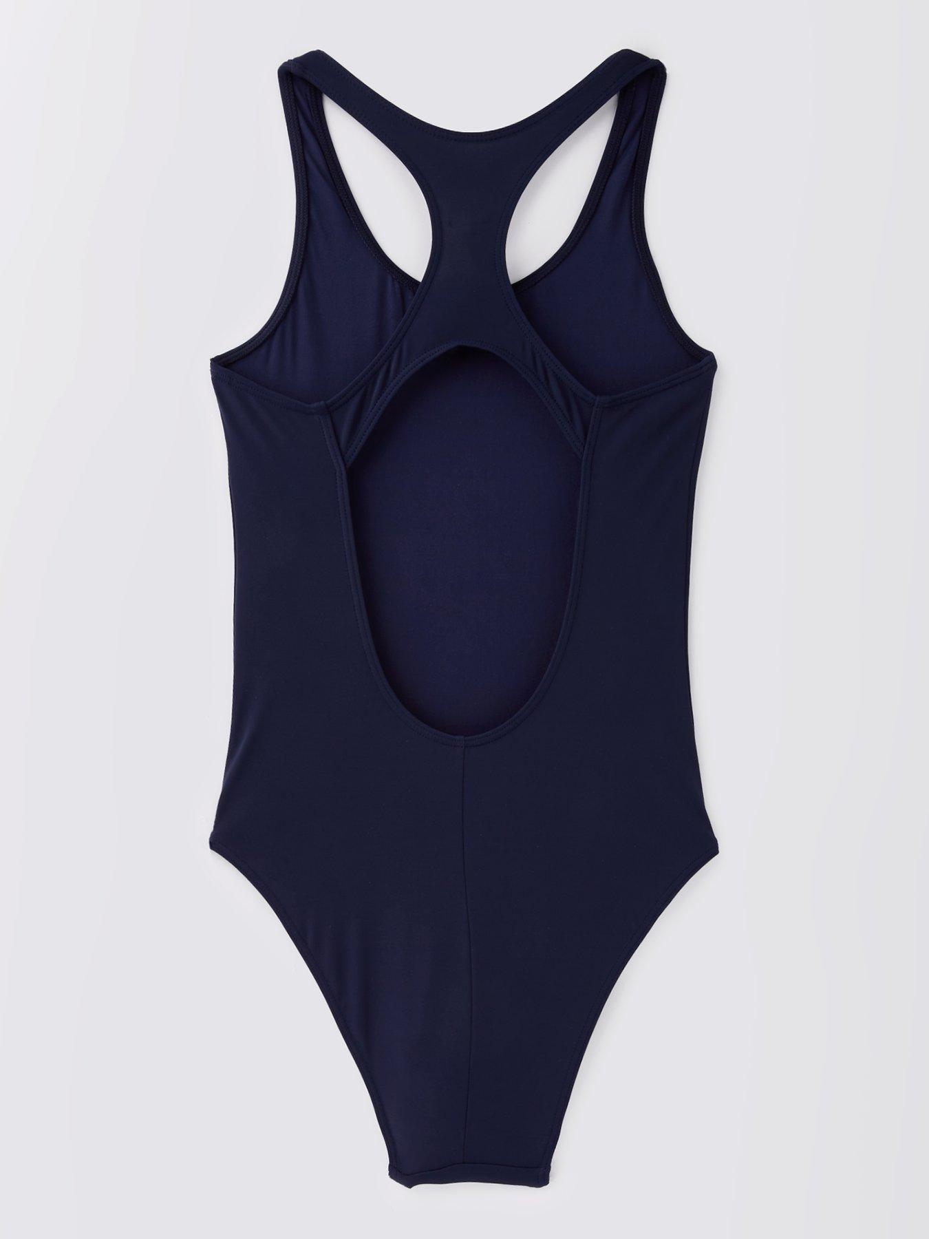 Puma Girls Racerback Swimsuit - Navy | littlewoods.com