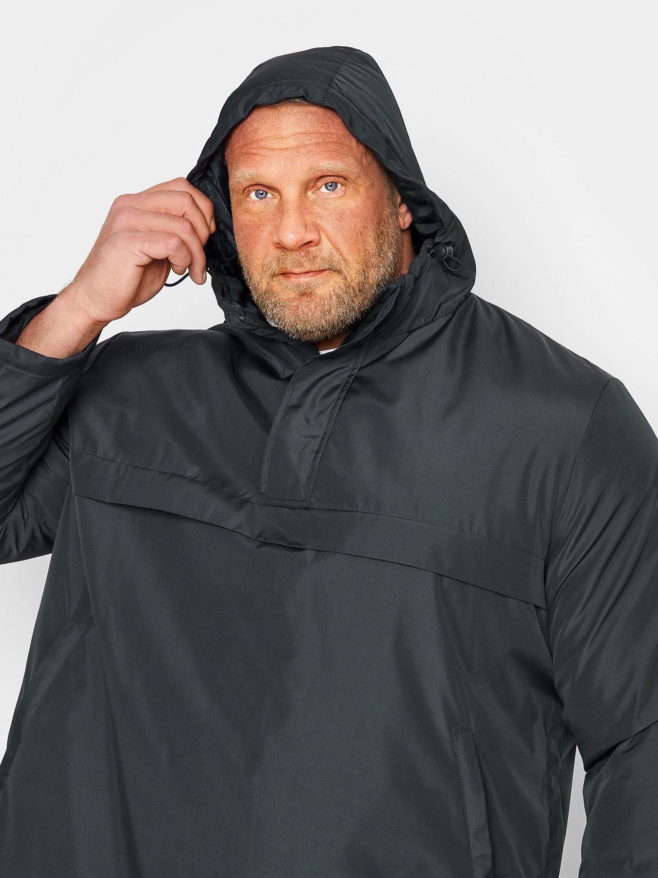 BadRhino Bad Rhino 1/4 Zip Poly Jacket Navy | littlewoods.com