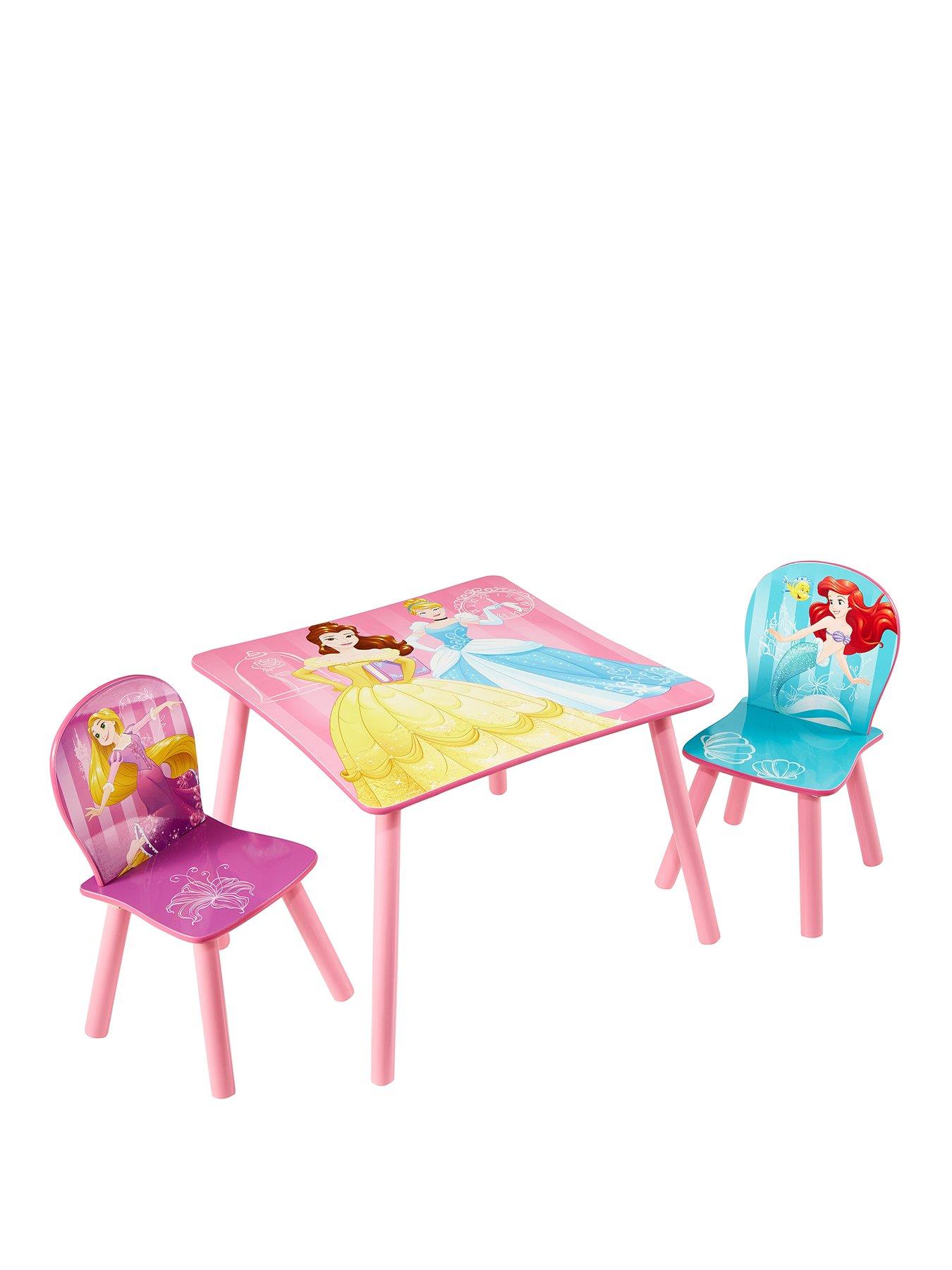 Disney Princess Kids Table and 2 Chairs Set | littlewoods.com